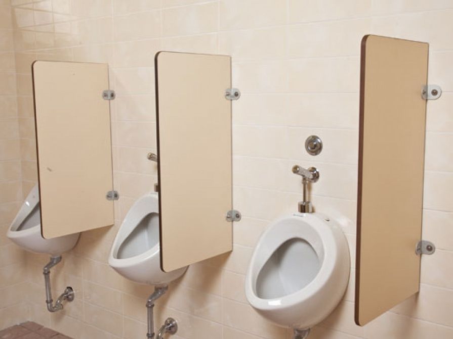 URINAL PANELS HPL toilet partition By GES Group