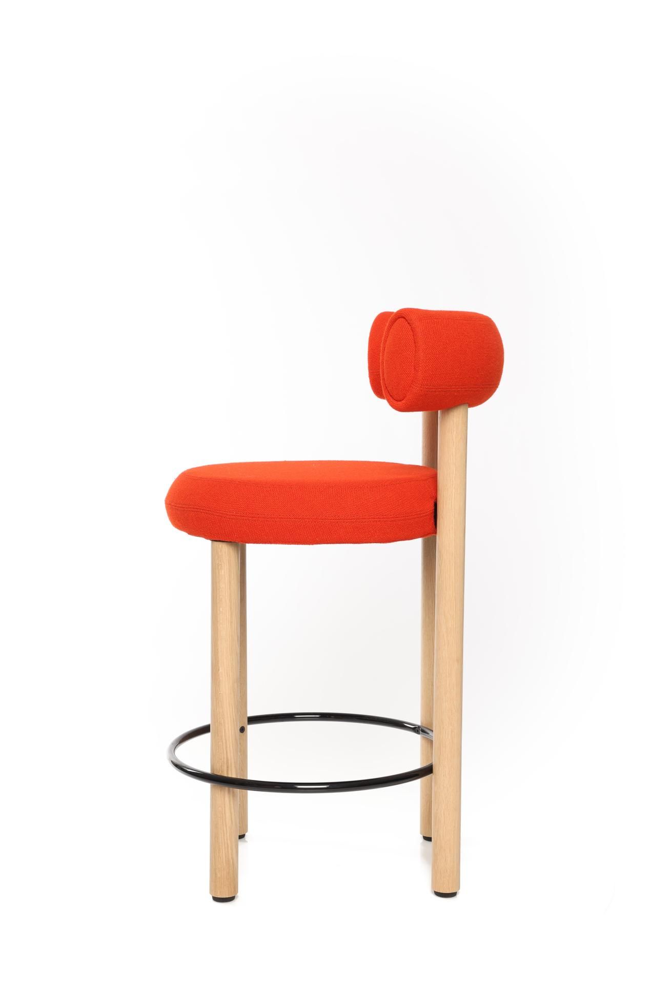 FAT STOOL High upholstered fabric stool By Tom Dixon | design Tom Dixon ...