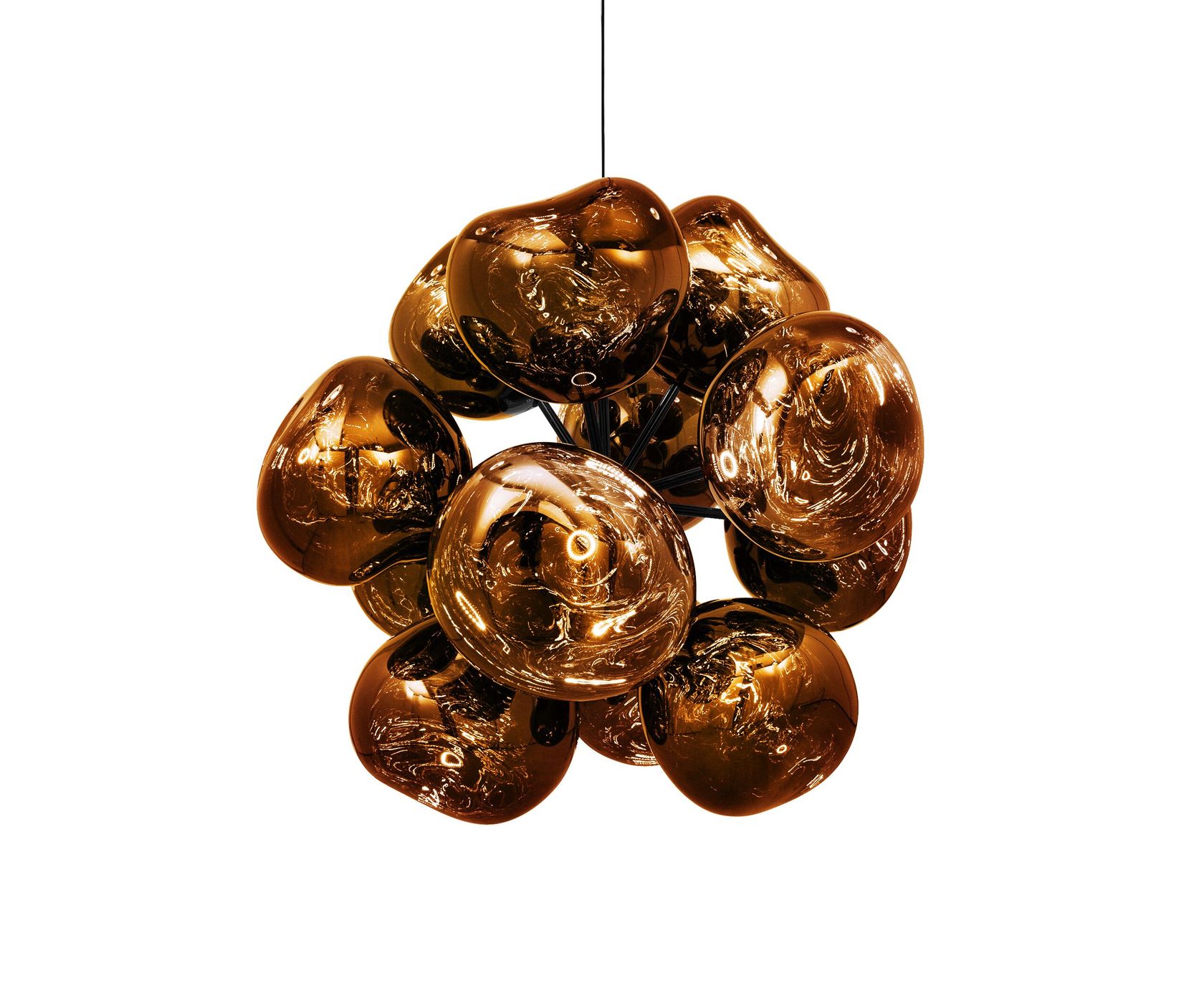 MELT BURST CHANDELIER LED polycarbonate pendant lamp By Tom Dixon ...