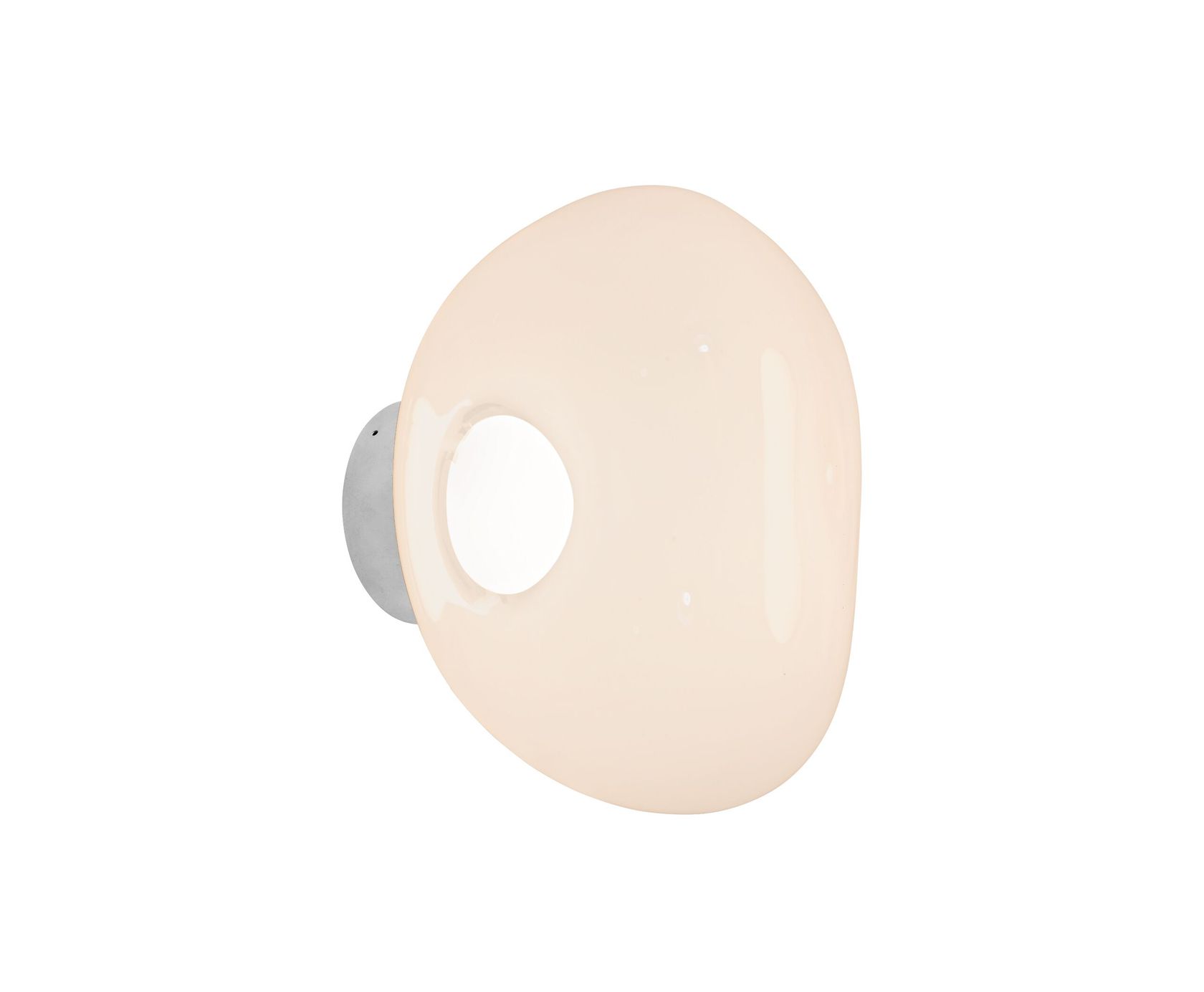 MELT SURFACE MINI OPAL Polycarbonate wall lamp / ceiling lamp By Tom ...