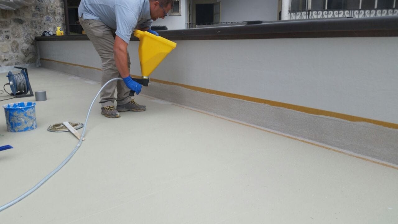 Liquid waterproofing membrane Triflex BWS By Triflex Italia