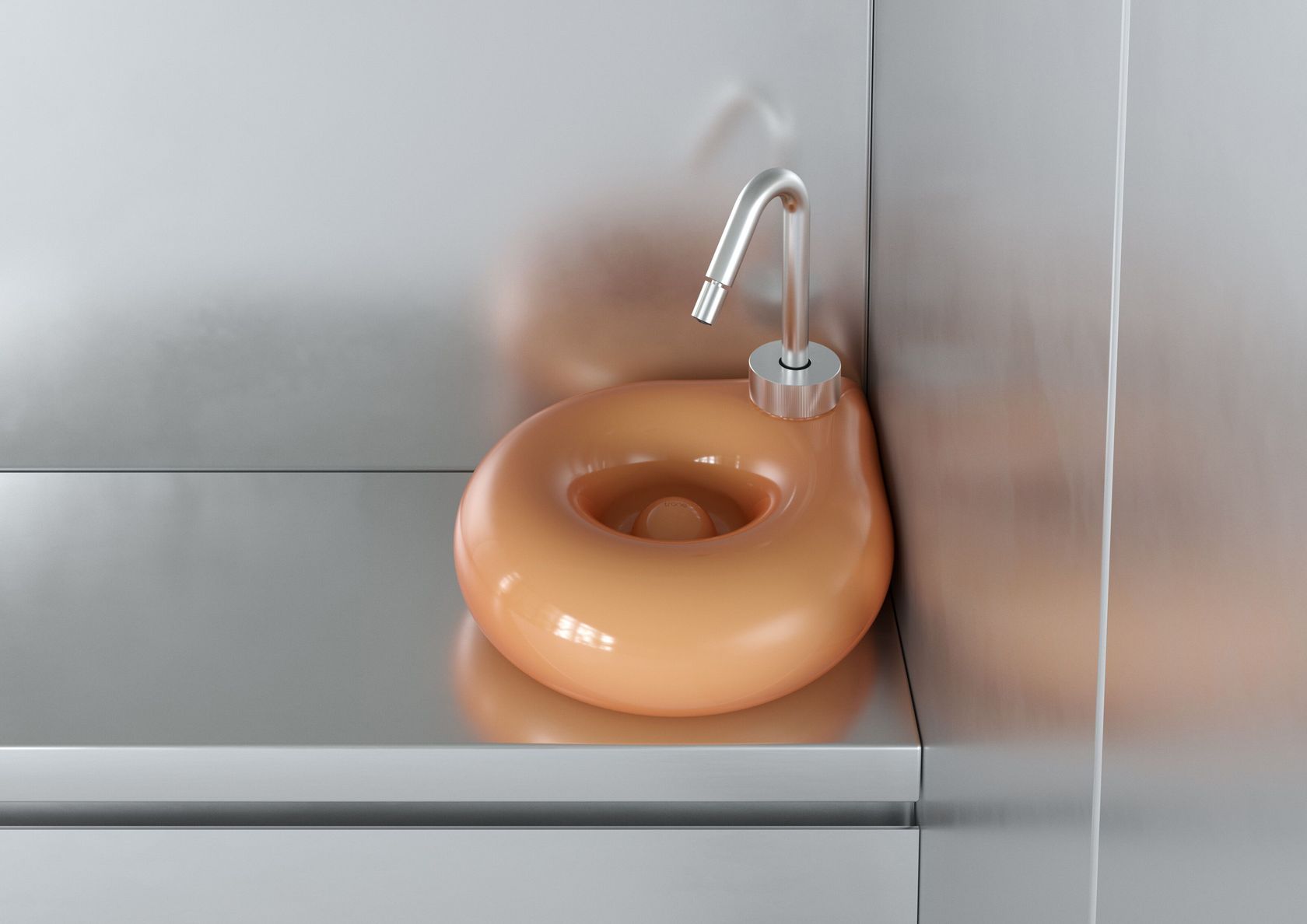 ORBE PEACH Handrinse basin By Trone