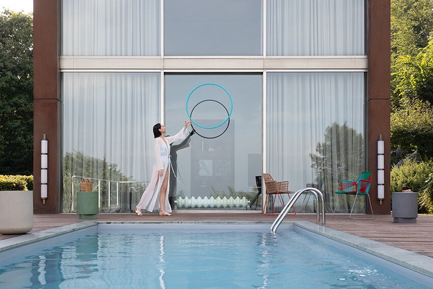 ELEMENTS Horizontal powder coated steel decorative radiator By Tubes ...