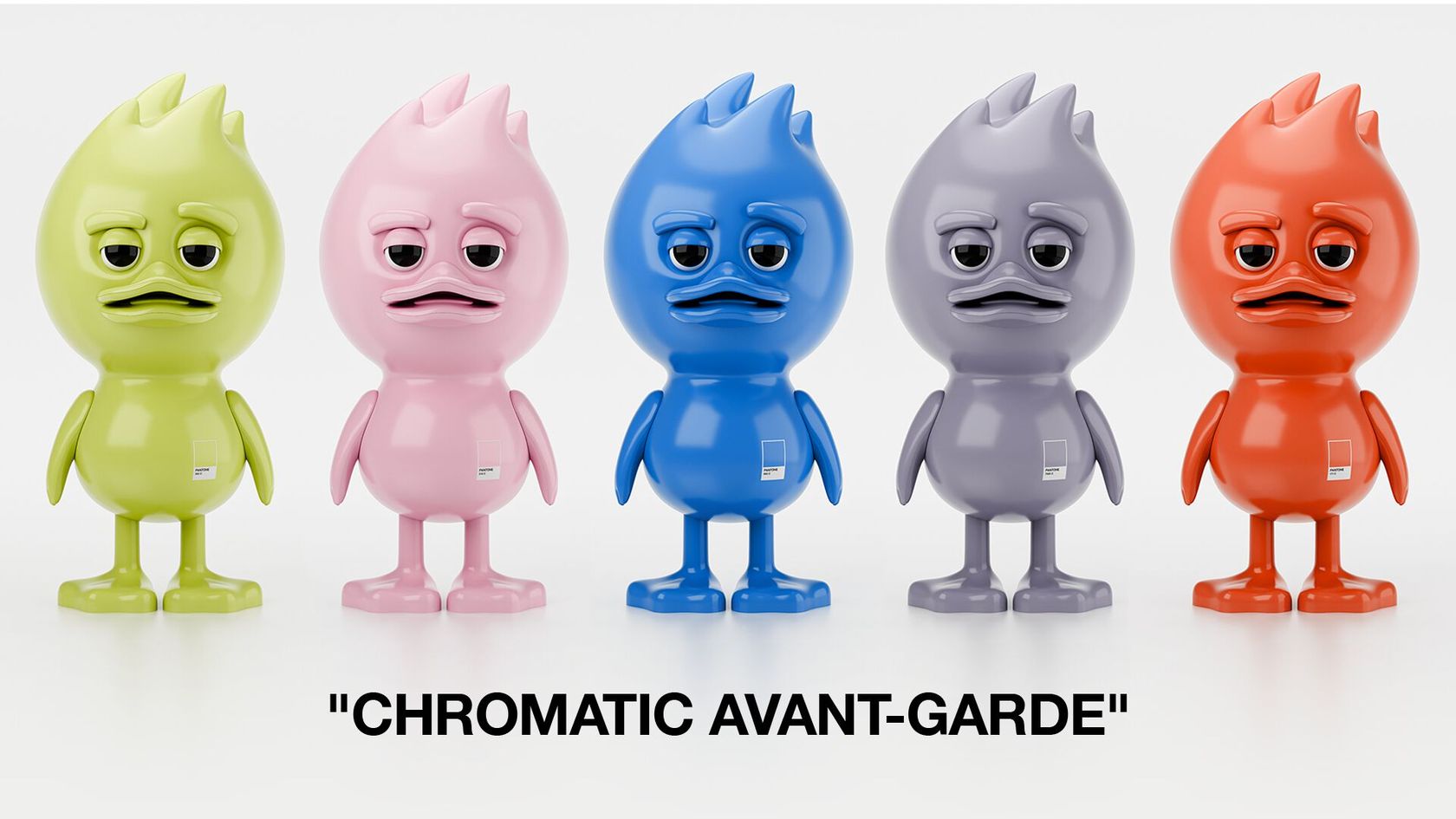 TUD inspired by Pantone Sculpture en ABS By Tud Toy