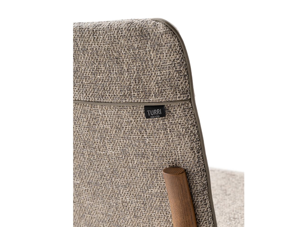 NABI Walnut chair without armrests By Turri