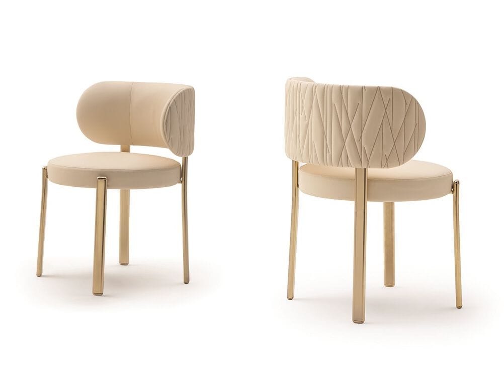 ROMA Leather chair By Turri | design Monica Armani