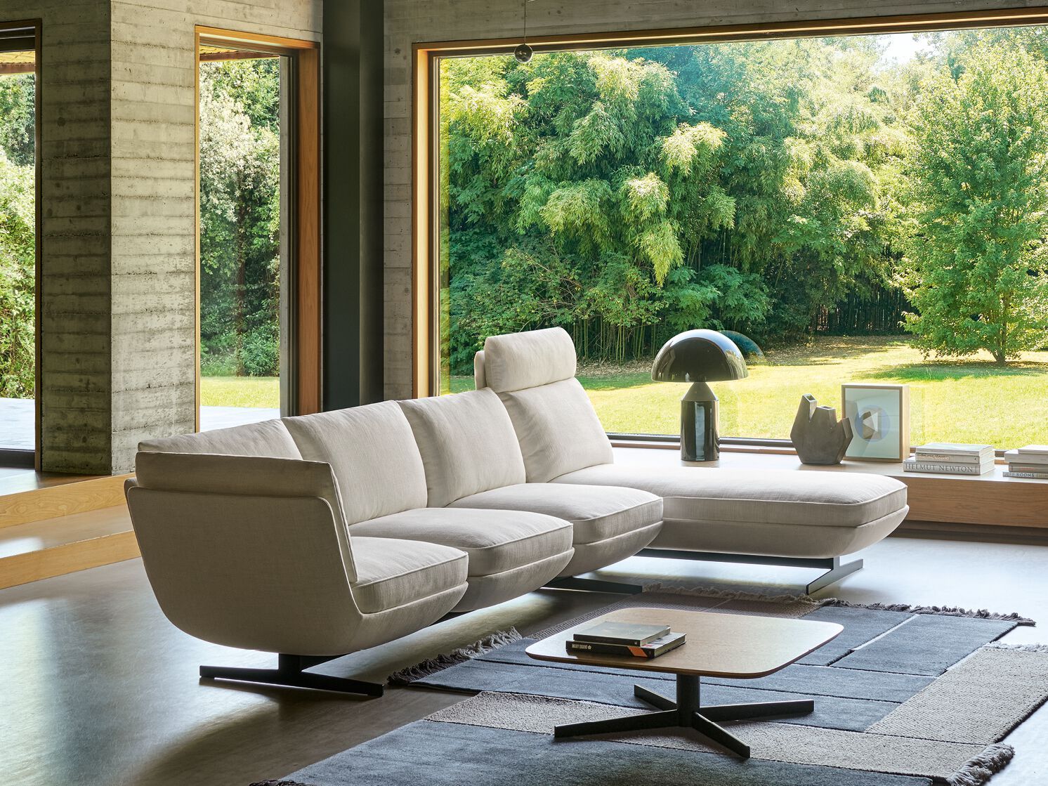 BIGGIE Canapé composable en tissu avec méridienne By Twils | design ...