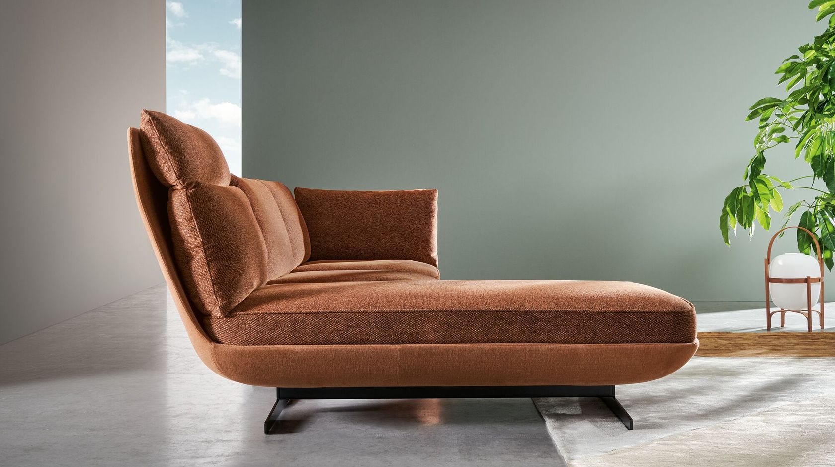 BIGGIE Canapé composable en tissu avec méridienne By Twils | design ...