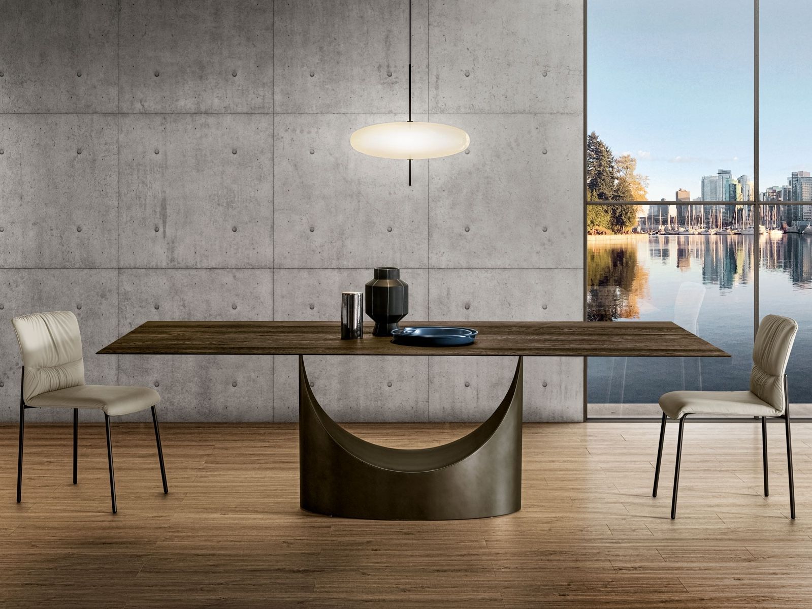 U | Wooden table By Lago