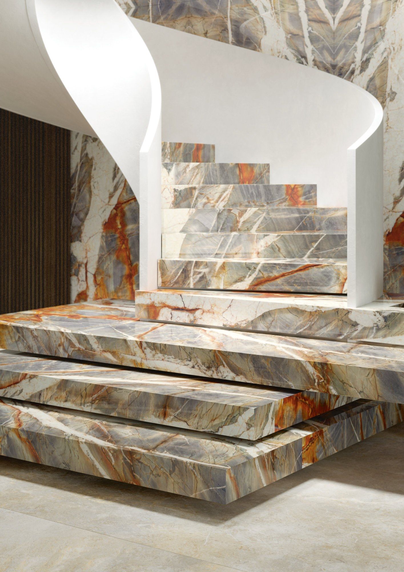 ULTRA MARMI - BLUE TEMPEST Pavimento/rivestimento By ARIOSTEA