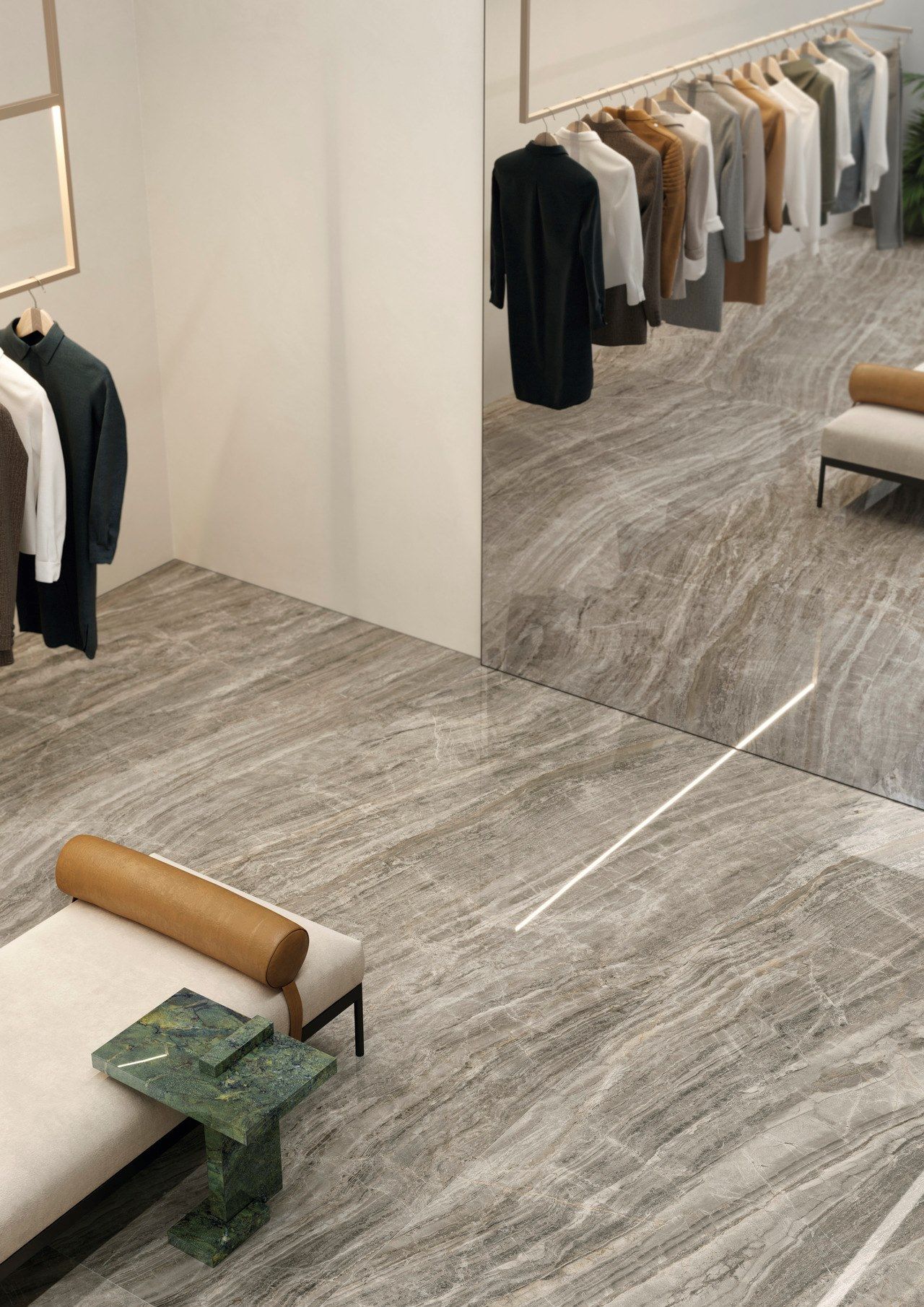 ULTRA MARMI - DAINO GRIGIO Porcelain stoneware wall/floor tiles with ...