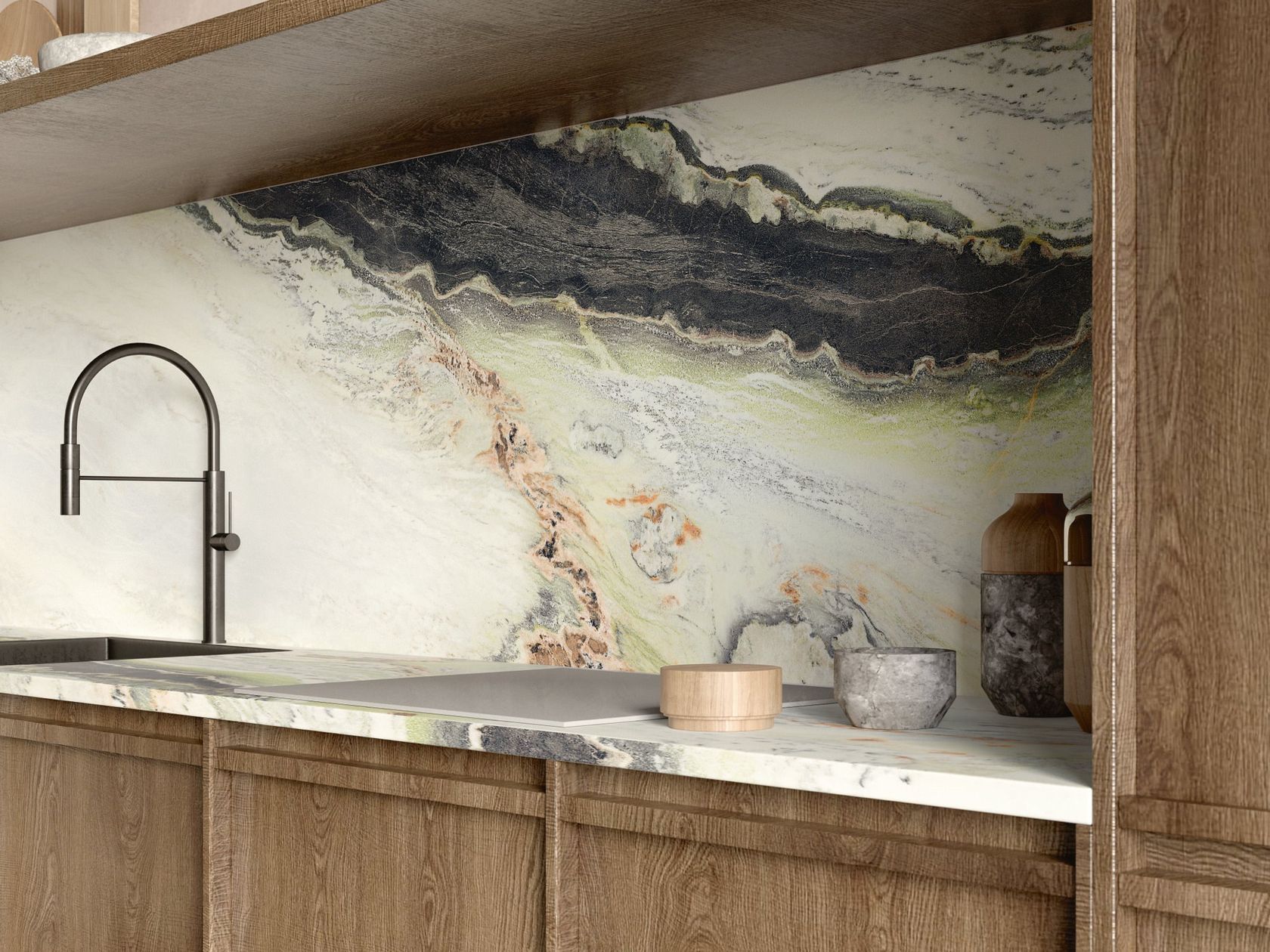 ULTRA MARMI - PANDA WHITE wall/floor tiles By ARIOSTEA