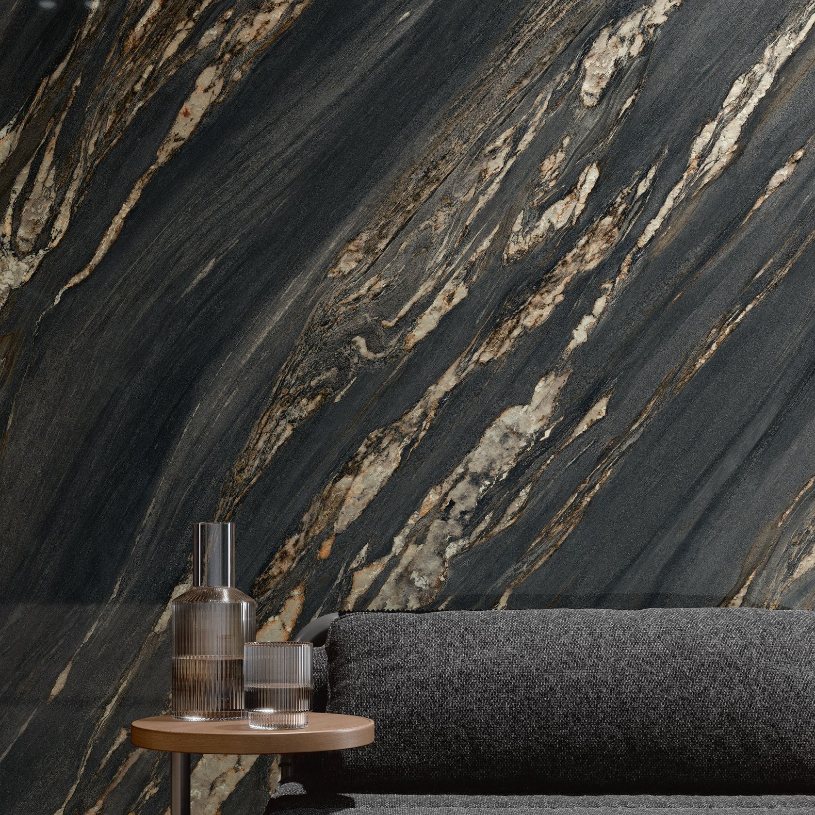 Porcelain stoneware wall/floor tiles with marble effect ULTRA MARMI ...