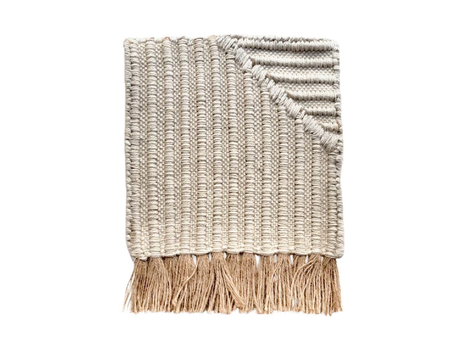 Solid-color handmade polyester rug (UN)FOLD Flat weave rugs Collection ...