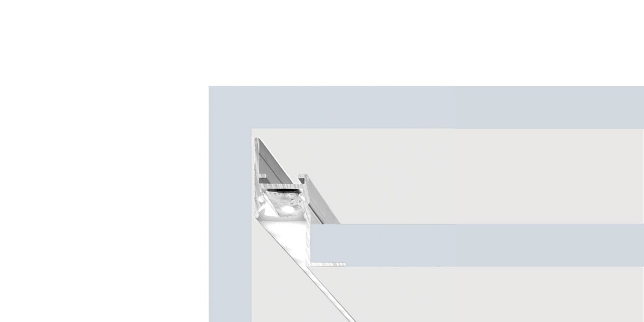 RGB linear lighting profile UNDERSCORE 15 Underscore Collection By iGuzzini