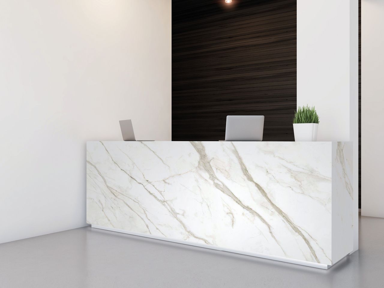 UNIVERSAL Ceramic Office reception desk By FIT INTERIORS