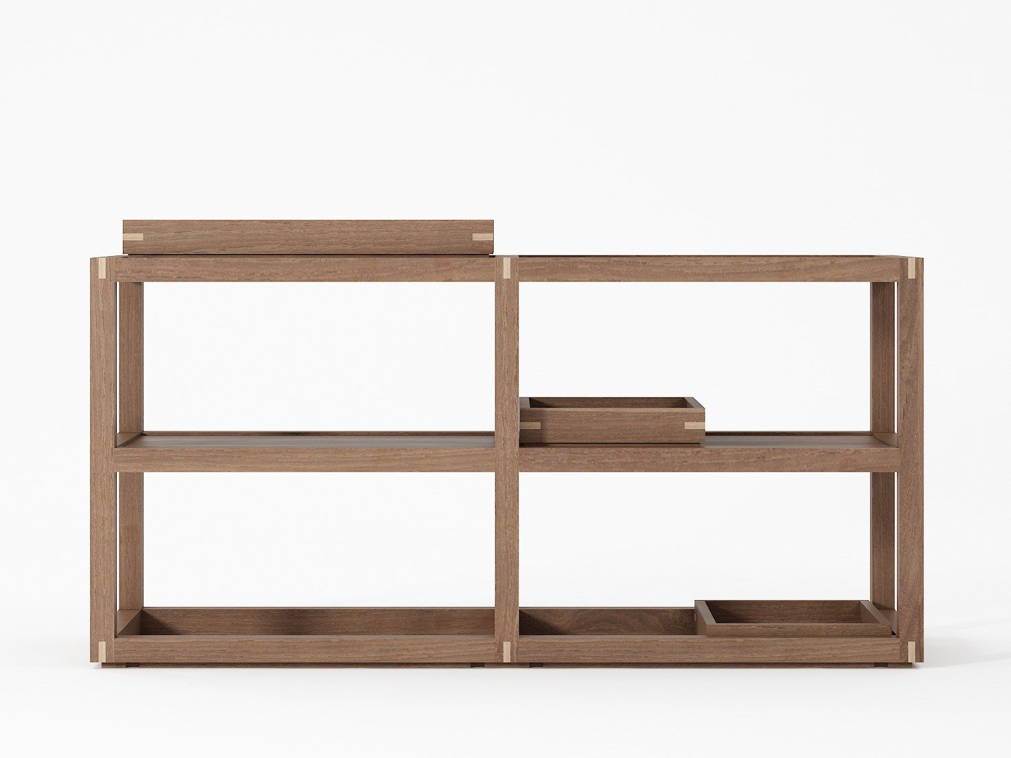 UP & DOWN HORIZONTAL II Shelving unit By KARPENTER | design Hugues Revuelta