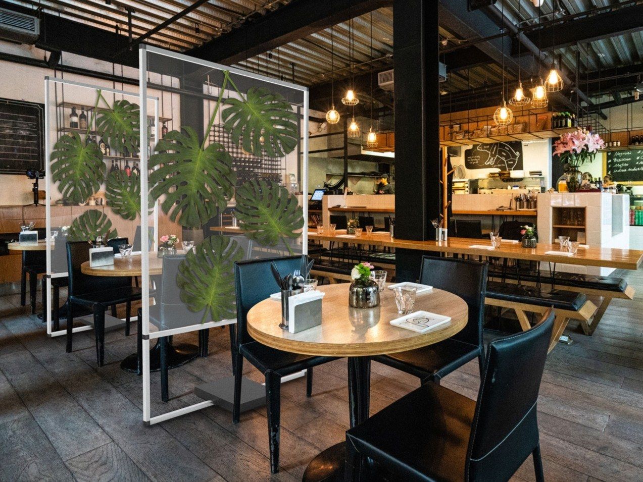 Plexiglass room divider URBAN GREEN By VGnewtrend