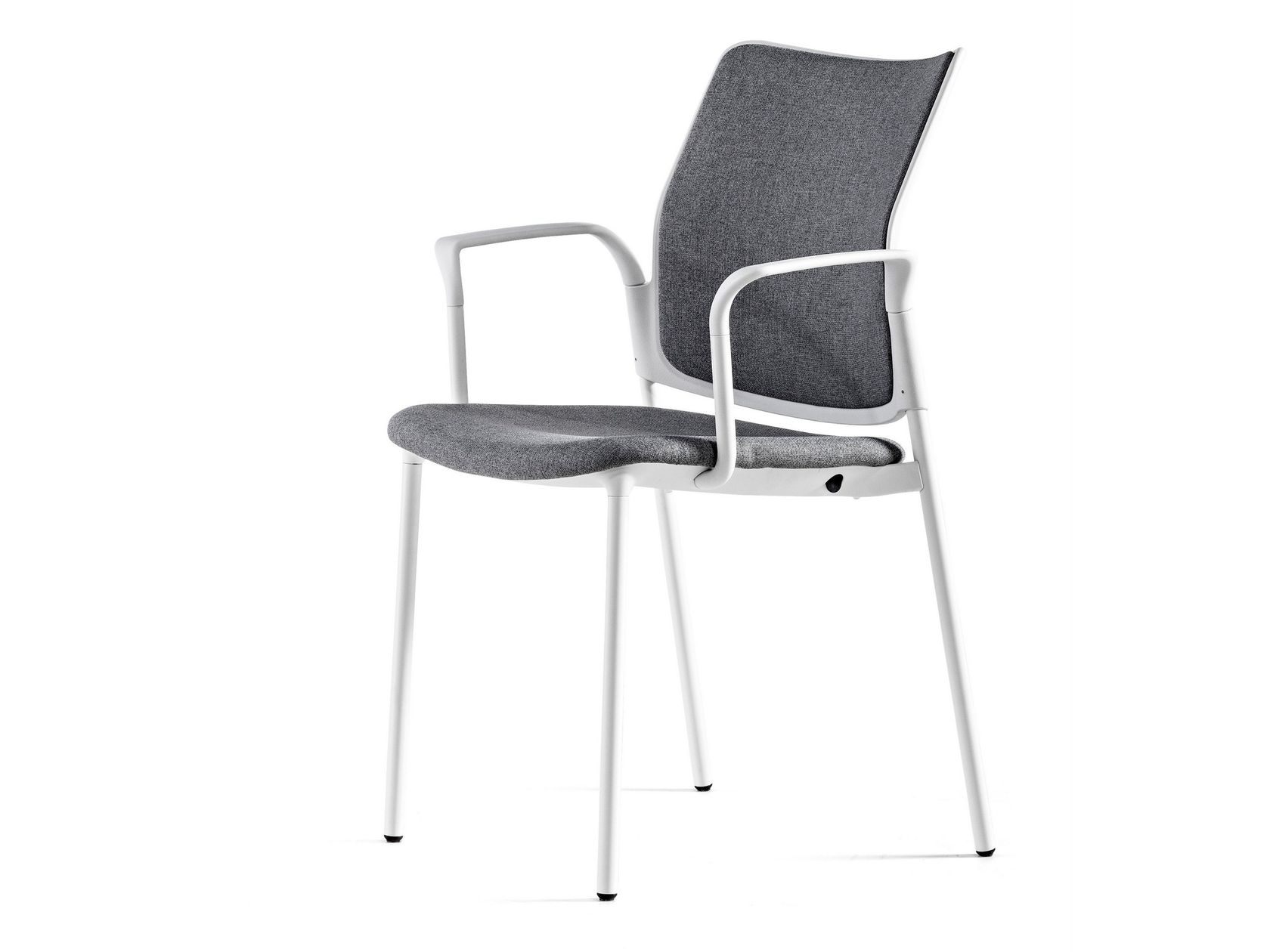 URBAN PLUS Upholstered chair with armrests By ACTIU | design Javier Cuñado