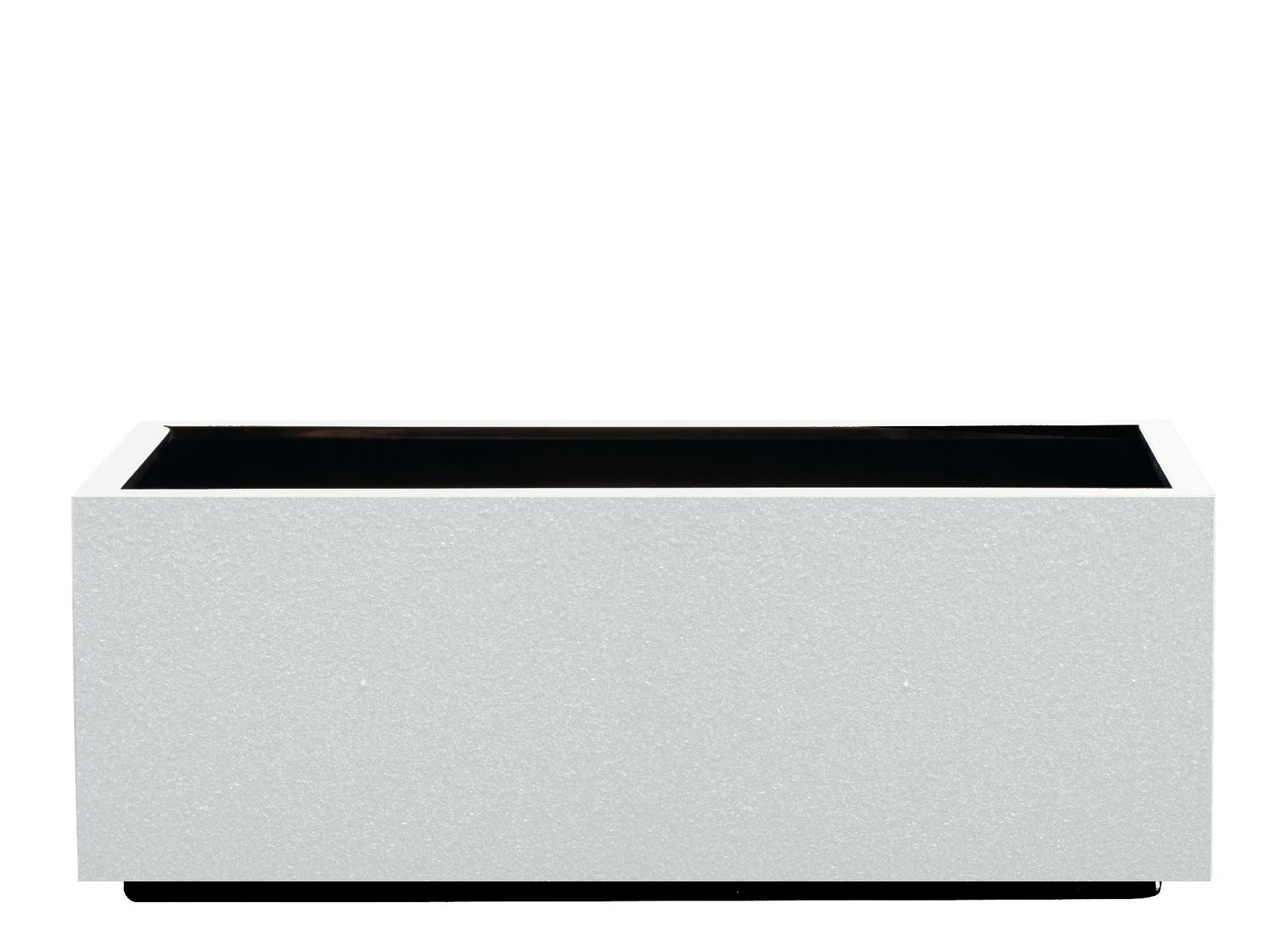 URBAN | Rectangular plant pot Low rectangular stainless steel plant pot ...