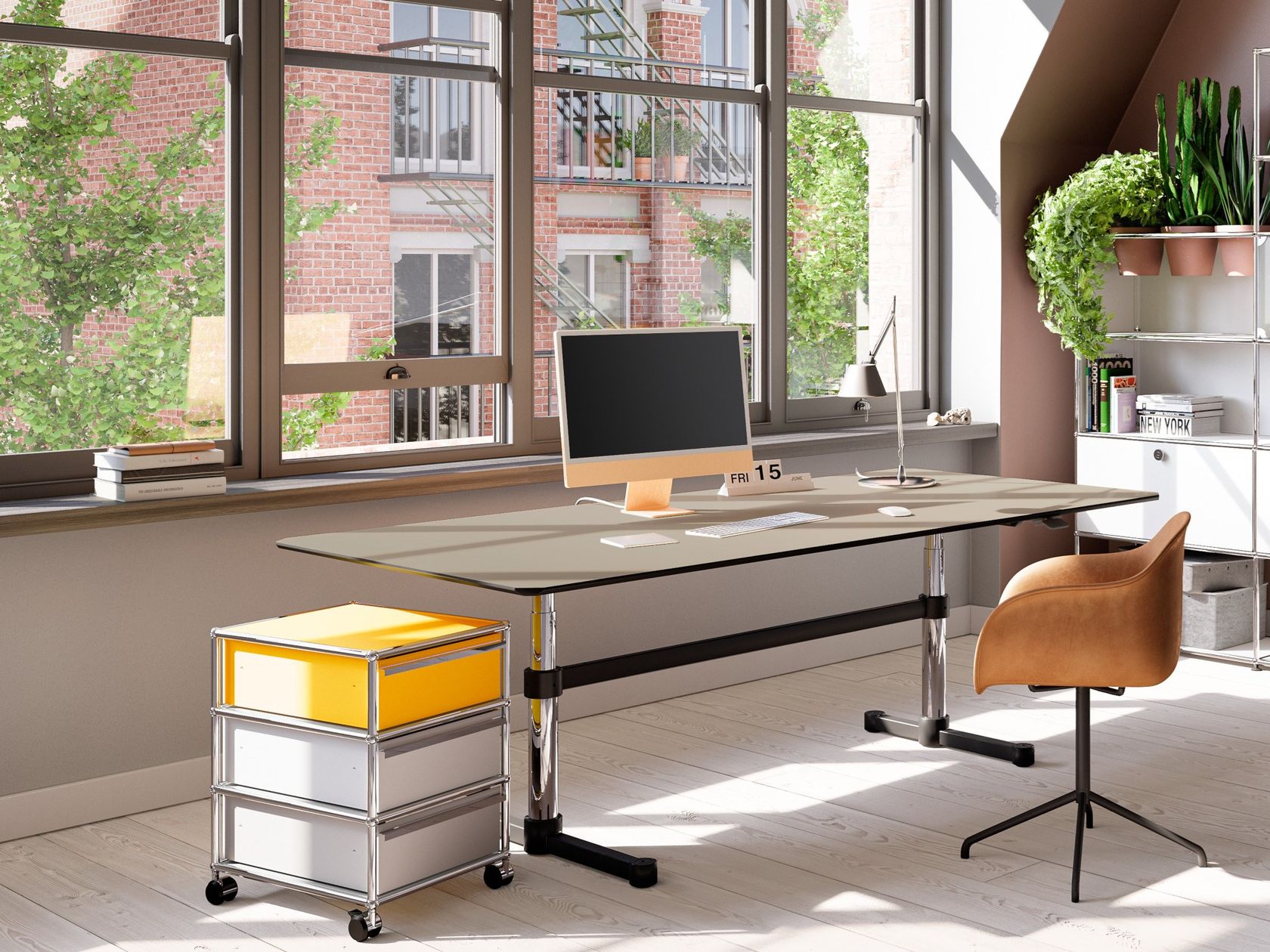 USM KITOS M | Höhenverstellbarer Büro-Schreibtisch By USM