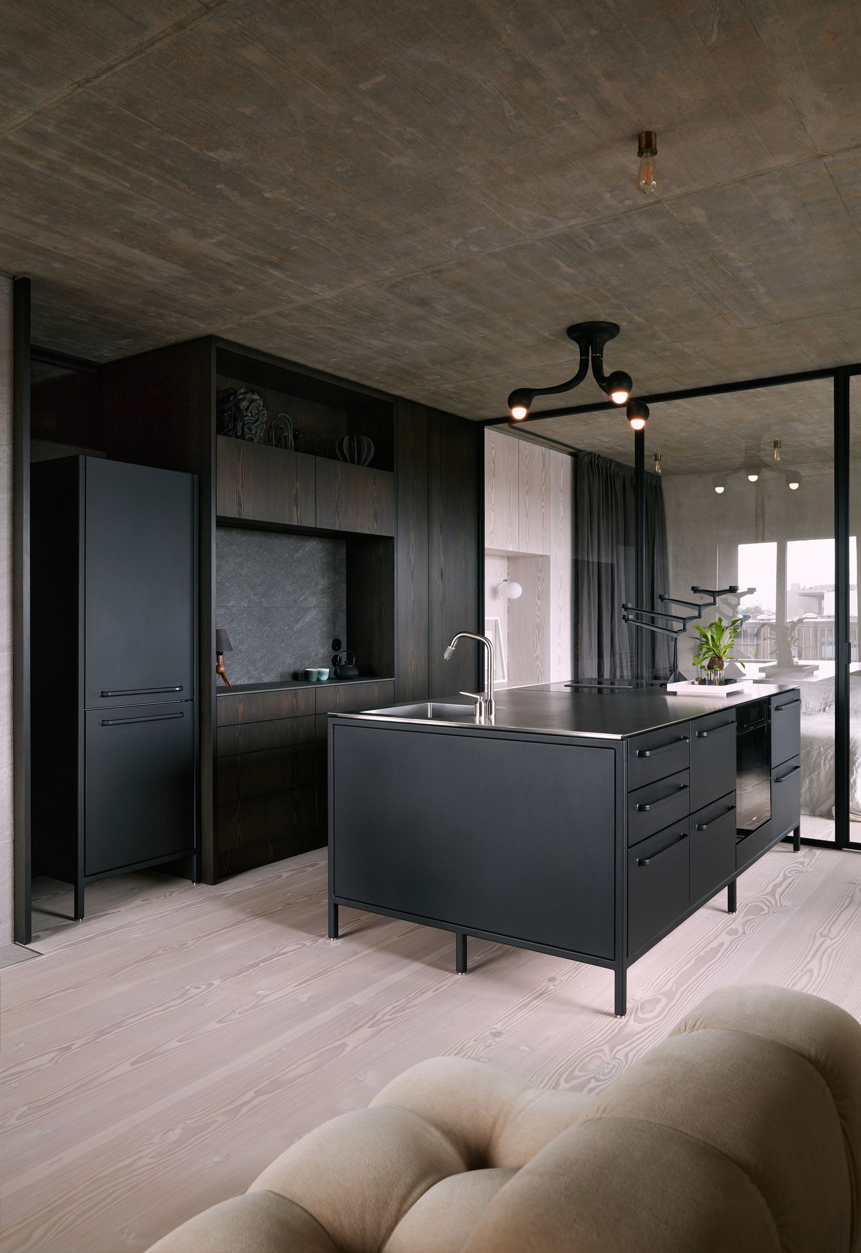 V1 | Steel kitchen Steel fitted kitchen By Vipp