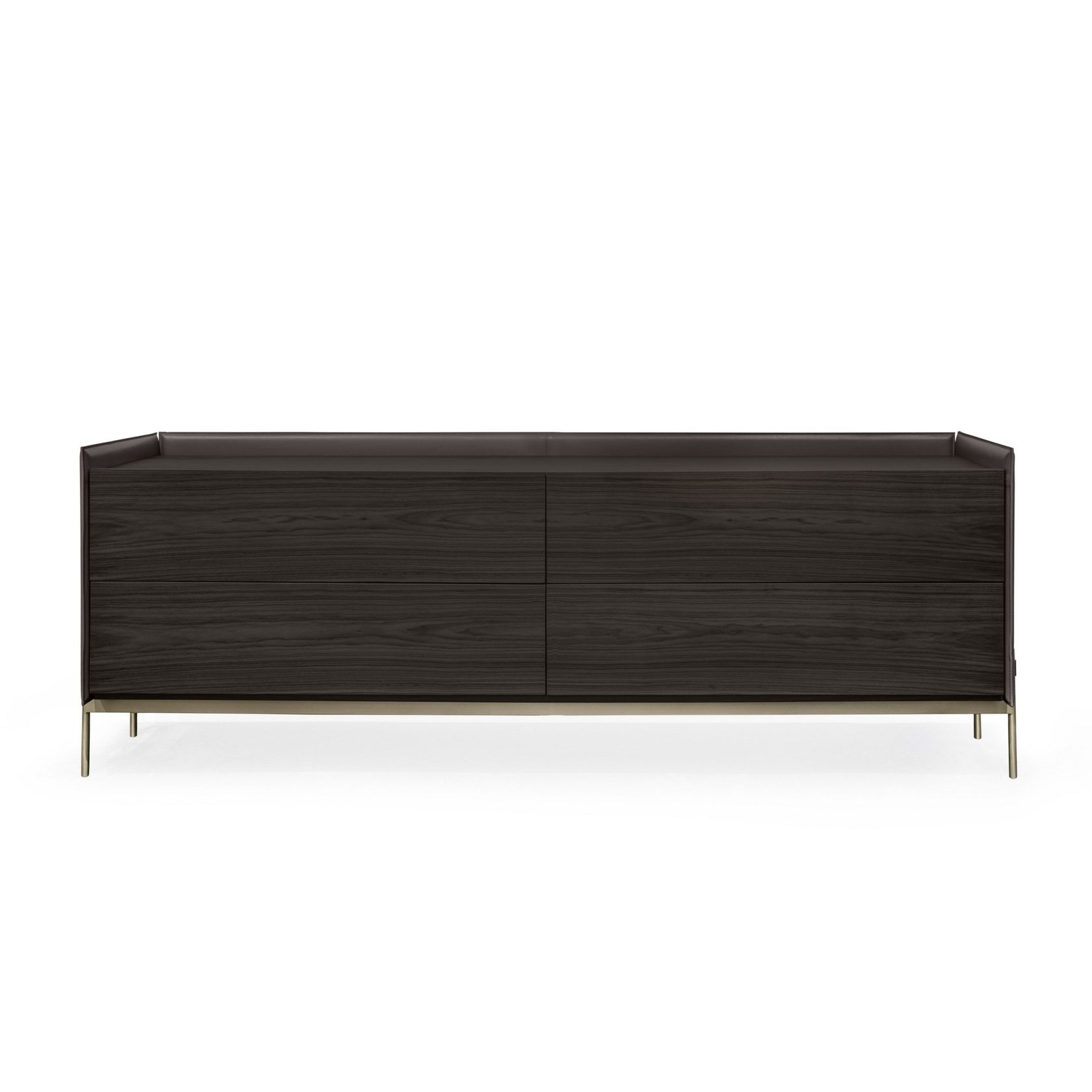 V246 | Sideboard Tanned leather sideboard with drawers By Aston Martin