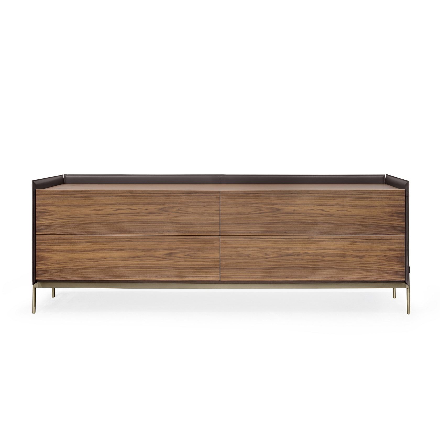 V246 | Sideboard Tanned leather sideboard with drawers By Aston Martin