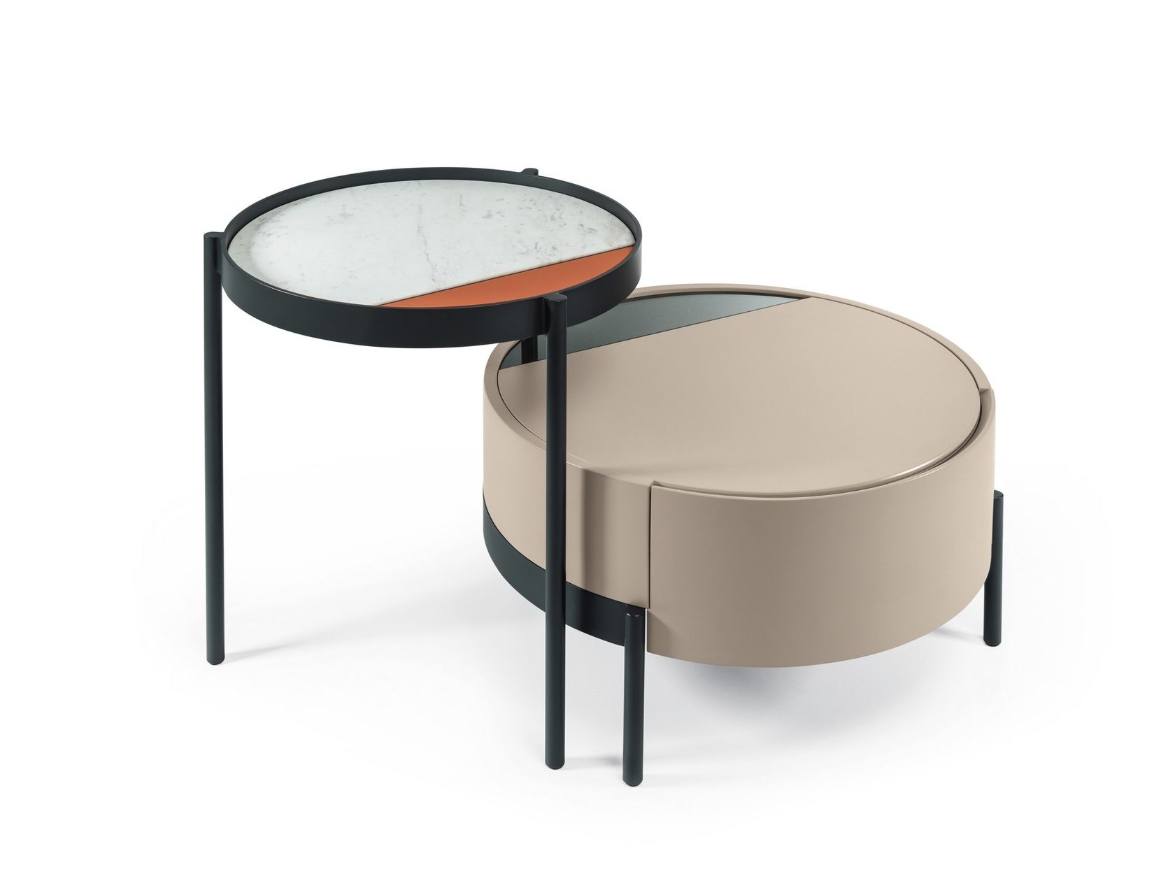 VALLEY Coffee table / bedside table By Cantori | design Maurizio Manzoni