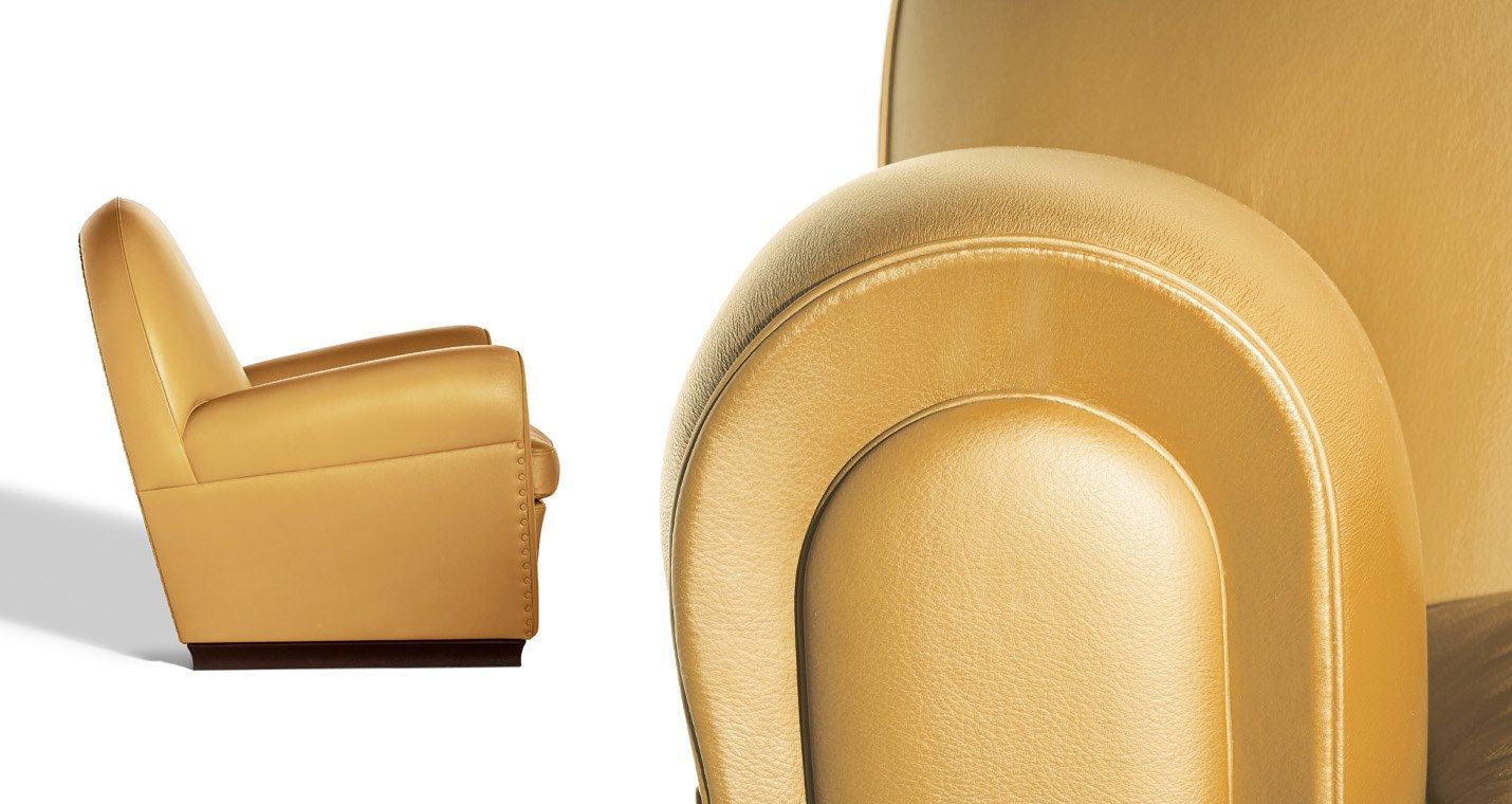VANITY FAIR XC Leather armchair By Poltrona Frau