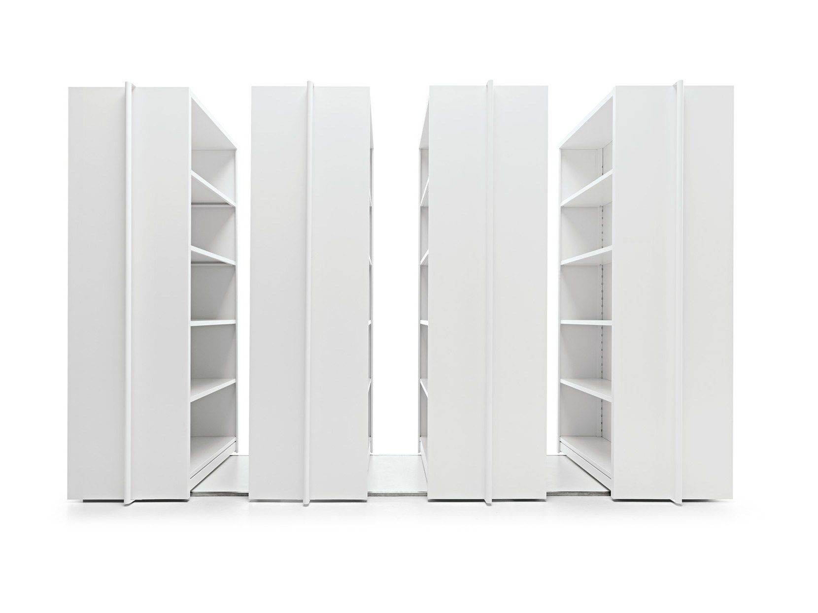 VELA Sliding wardrobe / Compactable filing cabinet By Fantin | design ...