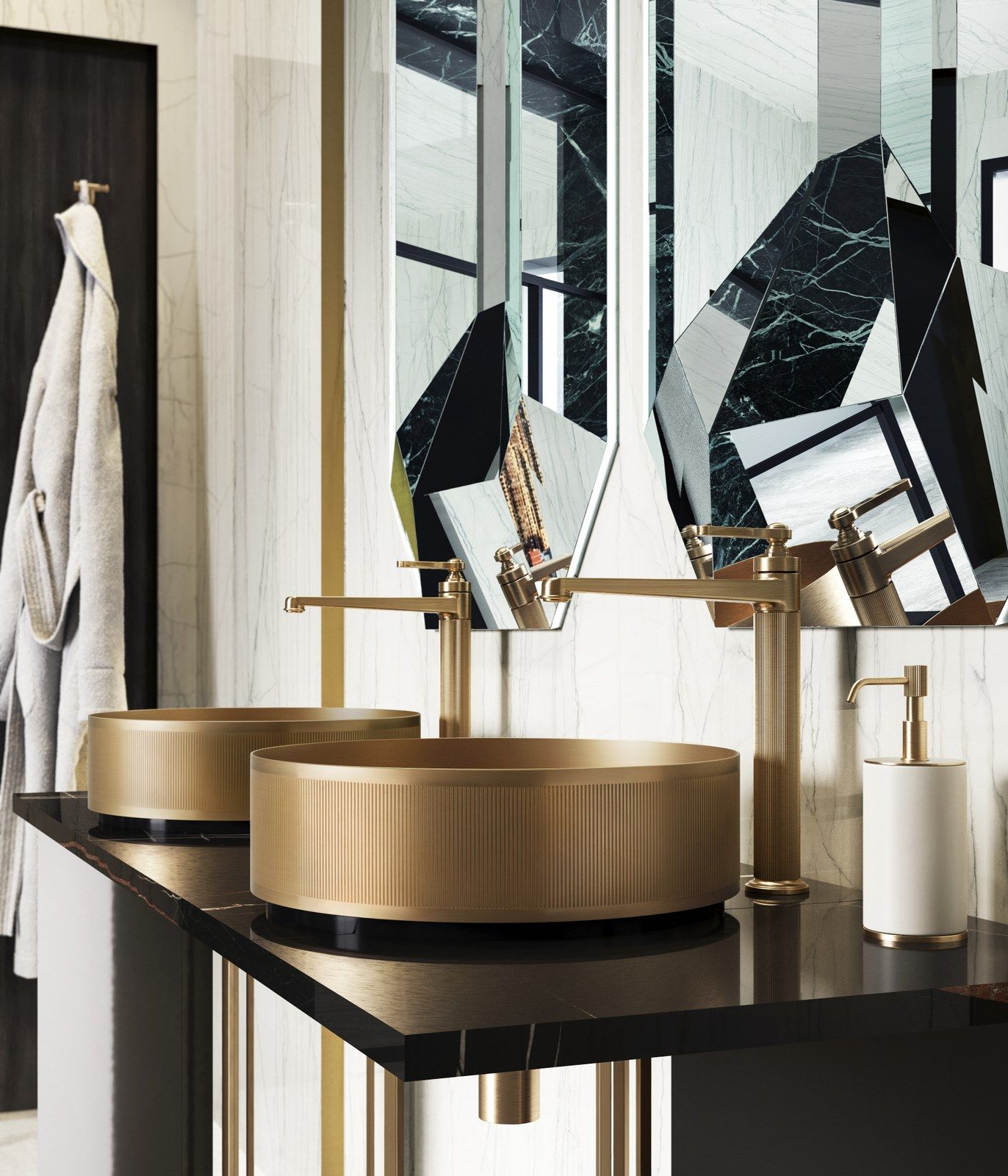 VENTI20 Countertop 1 hole metal washbasin mixer By Gessi | design ...