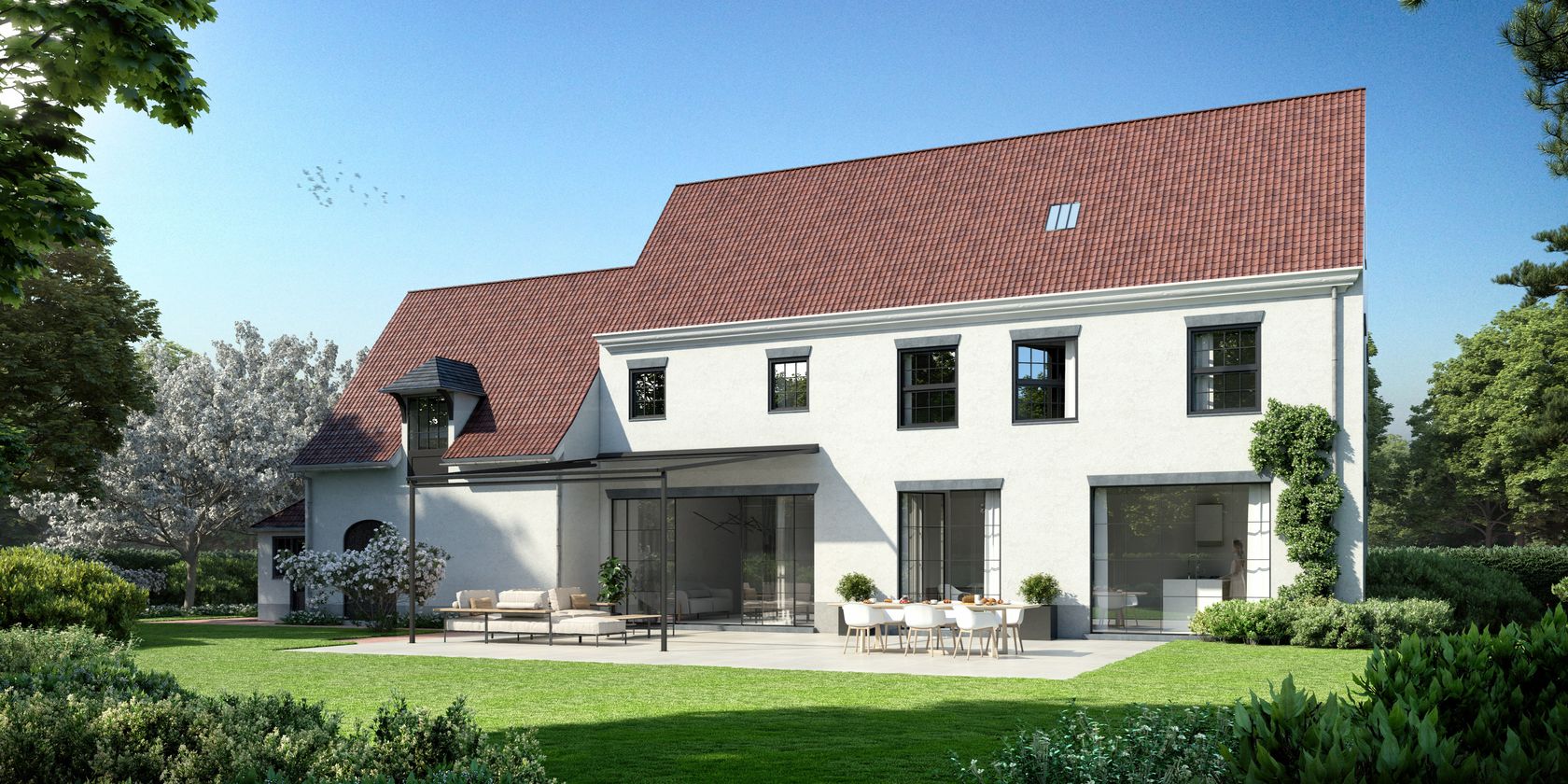 Wall-mounted pergola with sliding cover VERSUZ By Harol