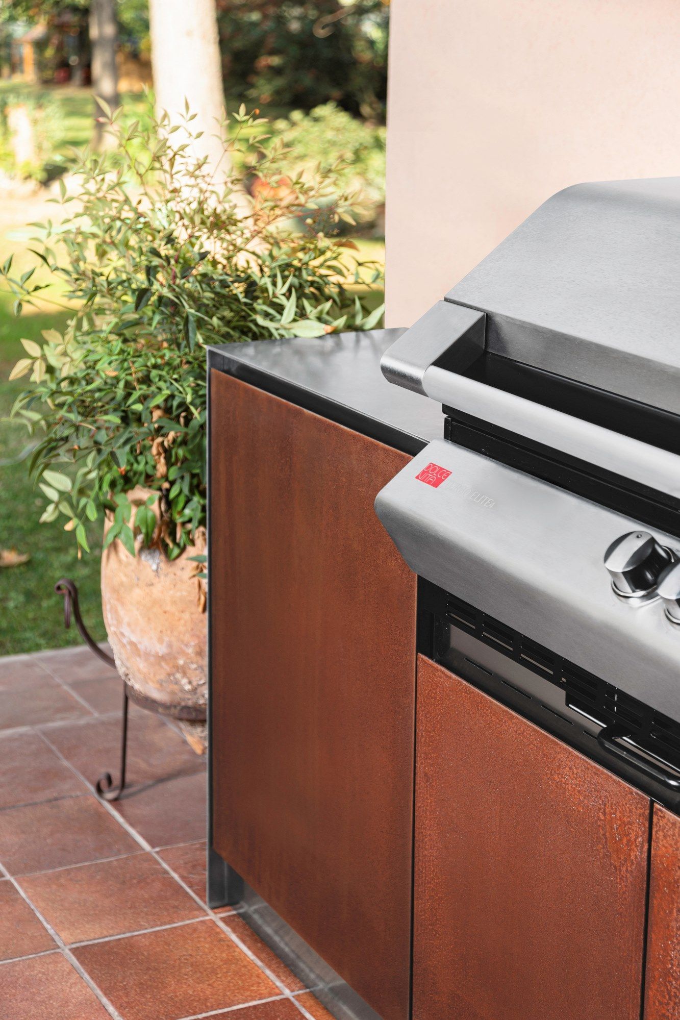 CORTEN STEEL Corten steel outdoor kitchen By OF outdoorkitchens