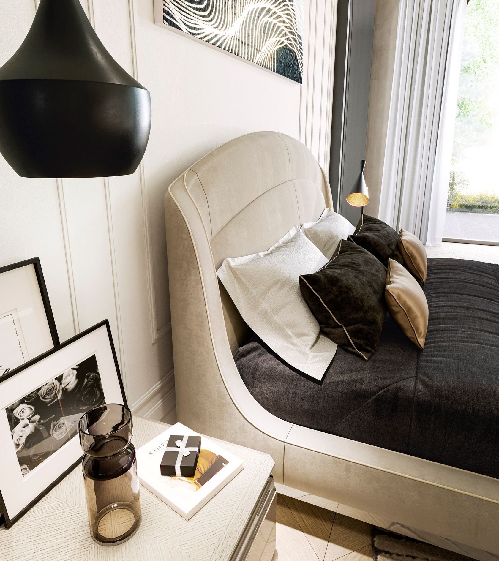 VICTOR | Bed By A.R. Arredamenti design Lucia Ippolito