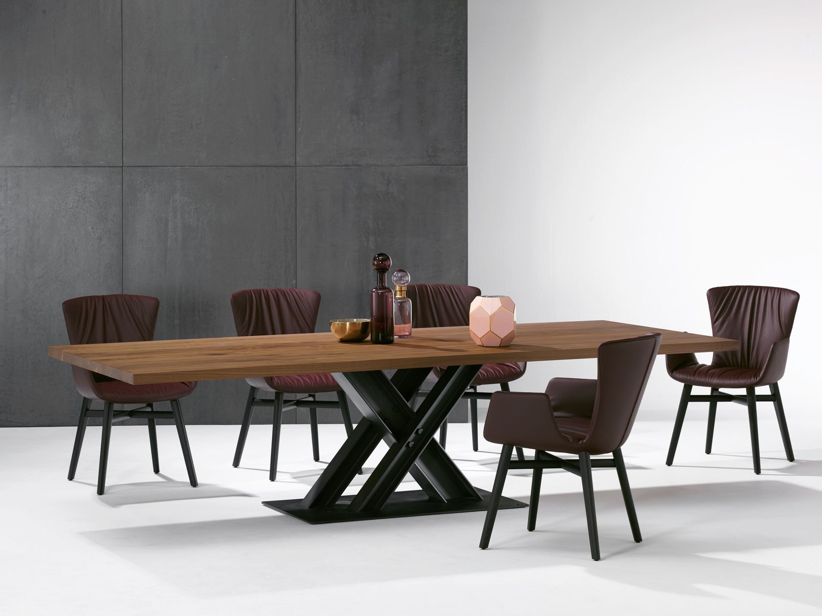 VICTOR | Wooden table By Draenert design Wolfgang C.R. Mezger