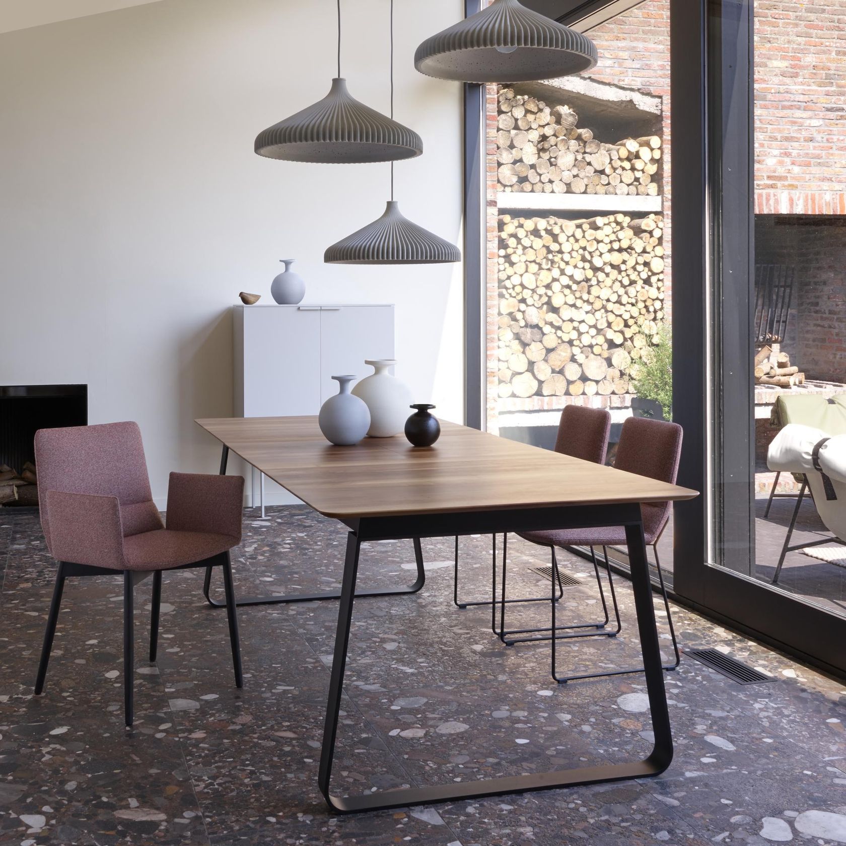 VILNA | Rectangular table Rectangular wooden dining table By Ligne ...