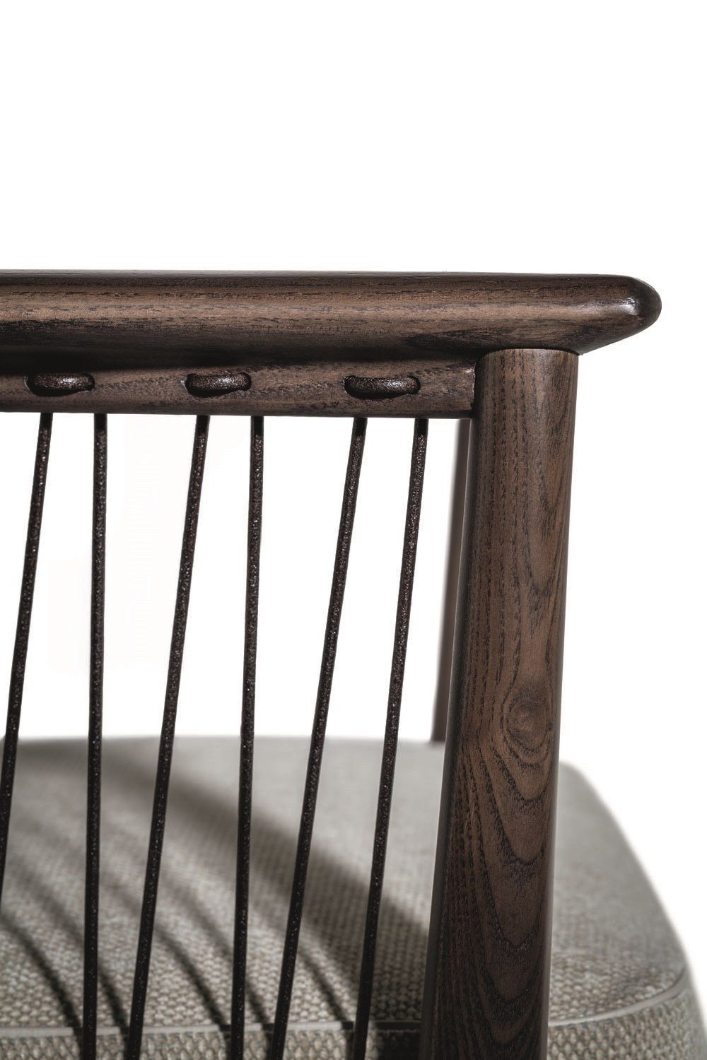 VIOLA Fabric easy chair with armrests By Poltrona Frau | design AB Concept