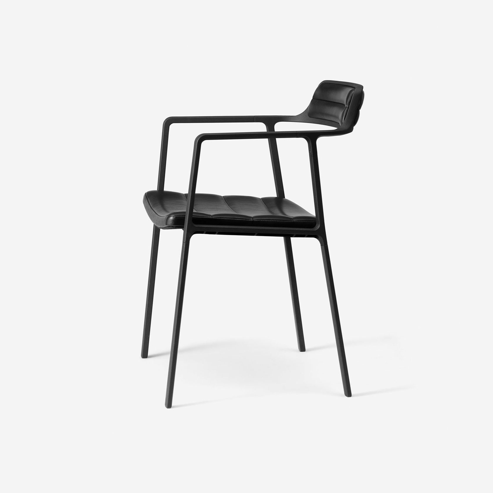 Upholstered chair with armrests VIPP451 By Vipp