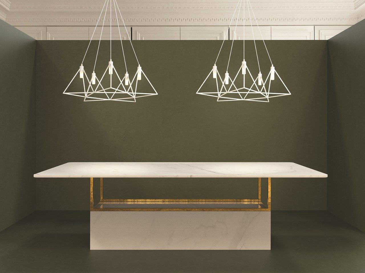VITRUVIA Pendant lamp By Gibas | design Roberto Giacomucci