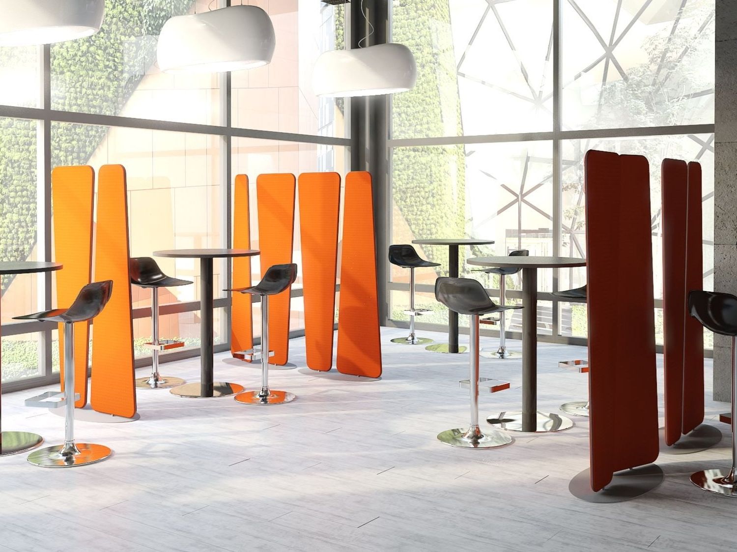 VIVA | Room divider Freestanding fabric office screen By MDD