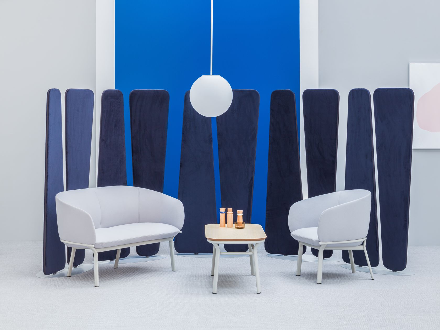 VIVA | Room divider Freestanding fabric office screen By MDD