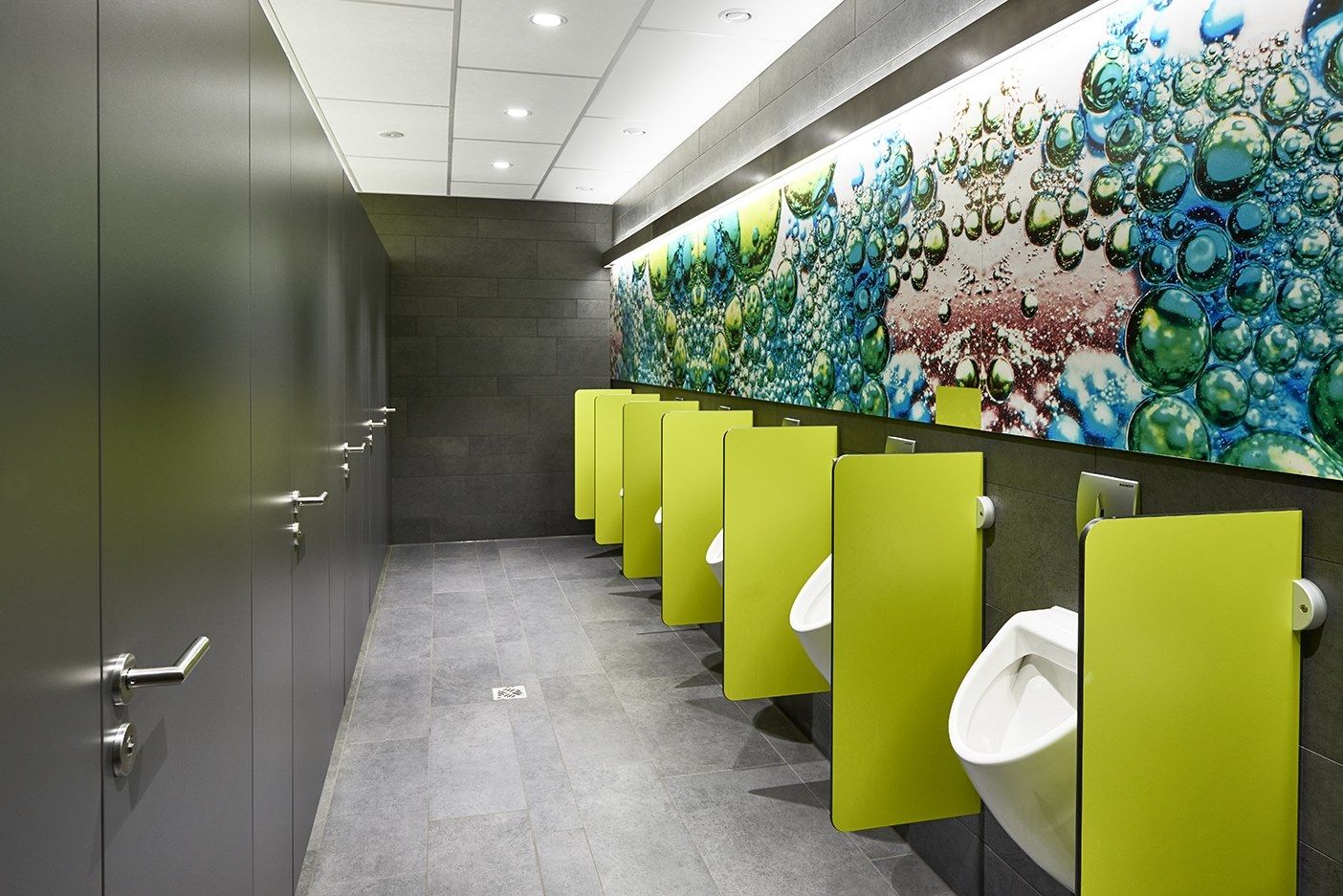 HPL toilet partition VK13 By Schäfer Trennwandsysteme