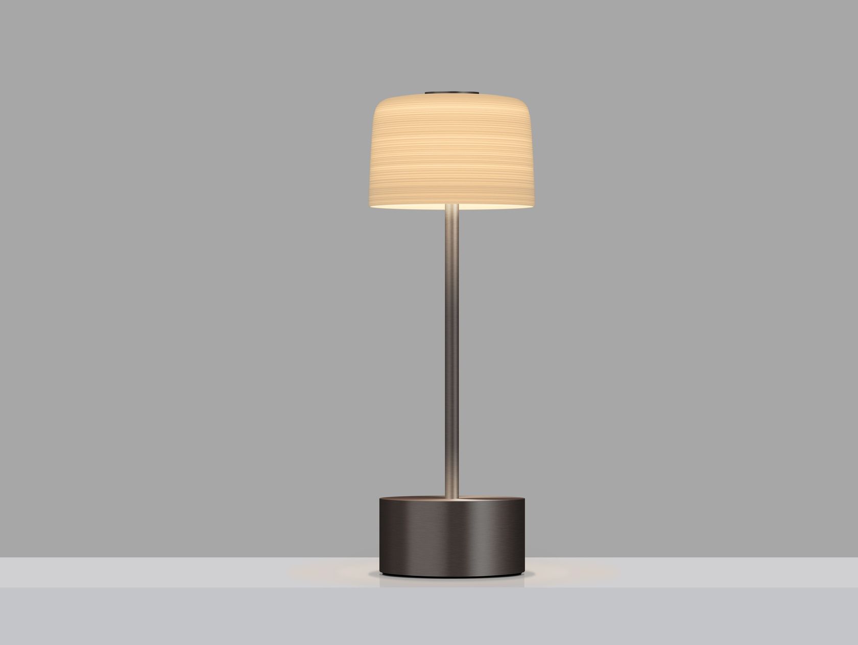 VOLTRA HEMISPHERE LED cordless porcelain table lamp By Voltra Lighting ...
