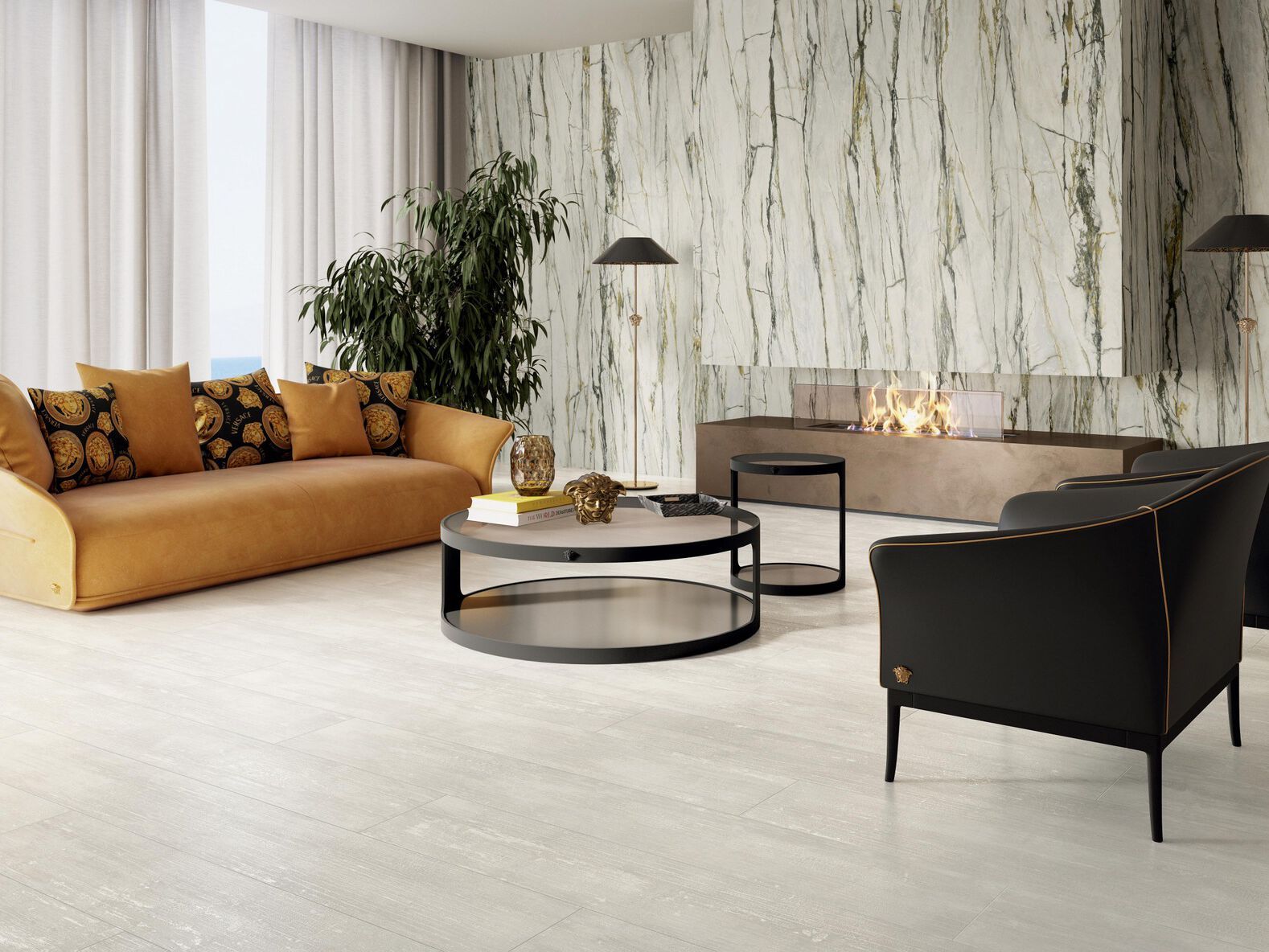 ETERNO ICE Flooring By Versace Ceramics