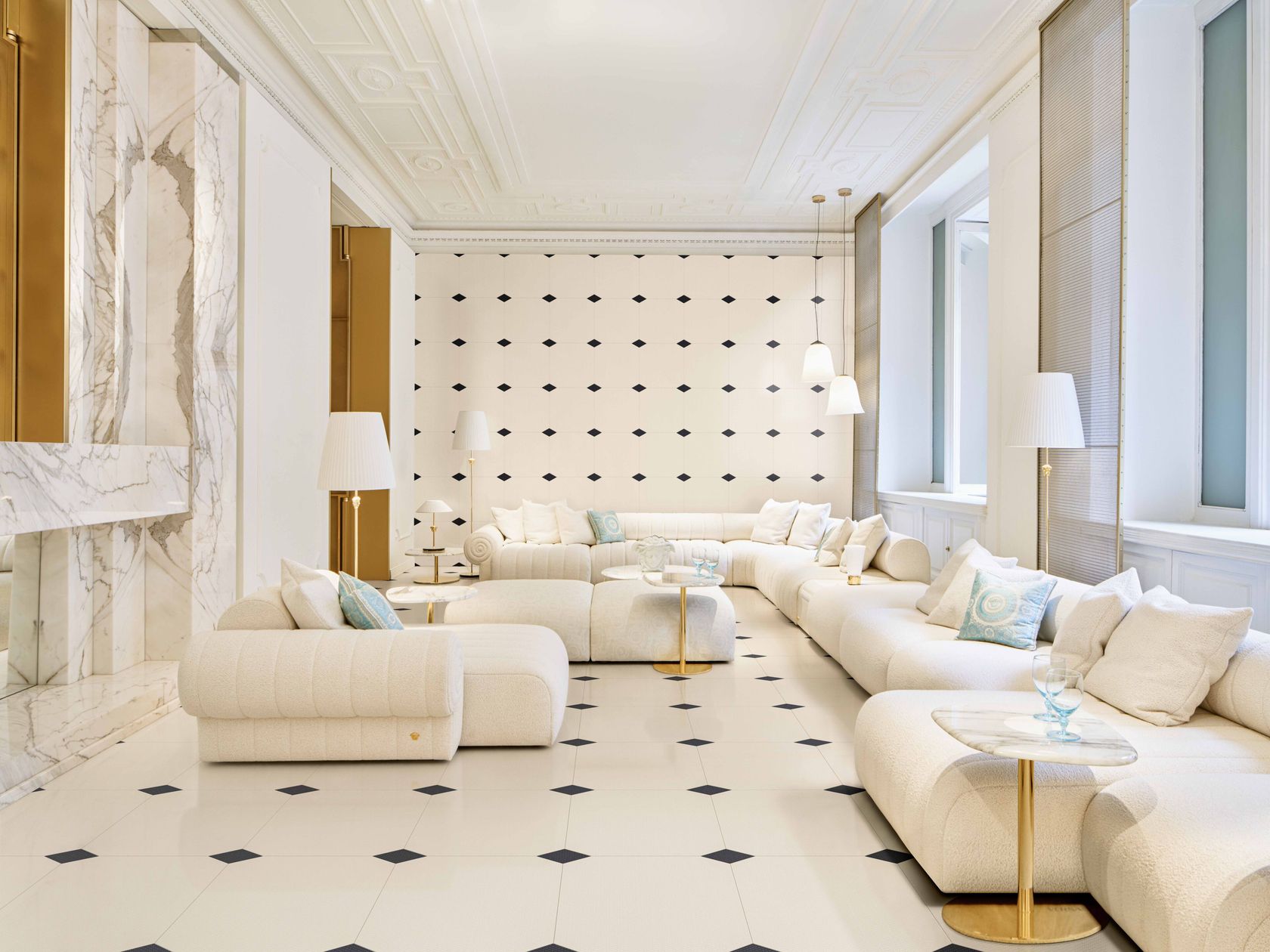 LA GRECA SIGNATURE CREAM Flooring By Versace Ceramics