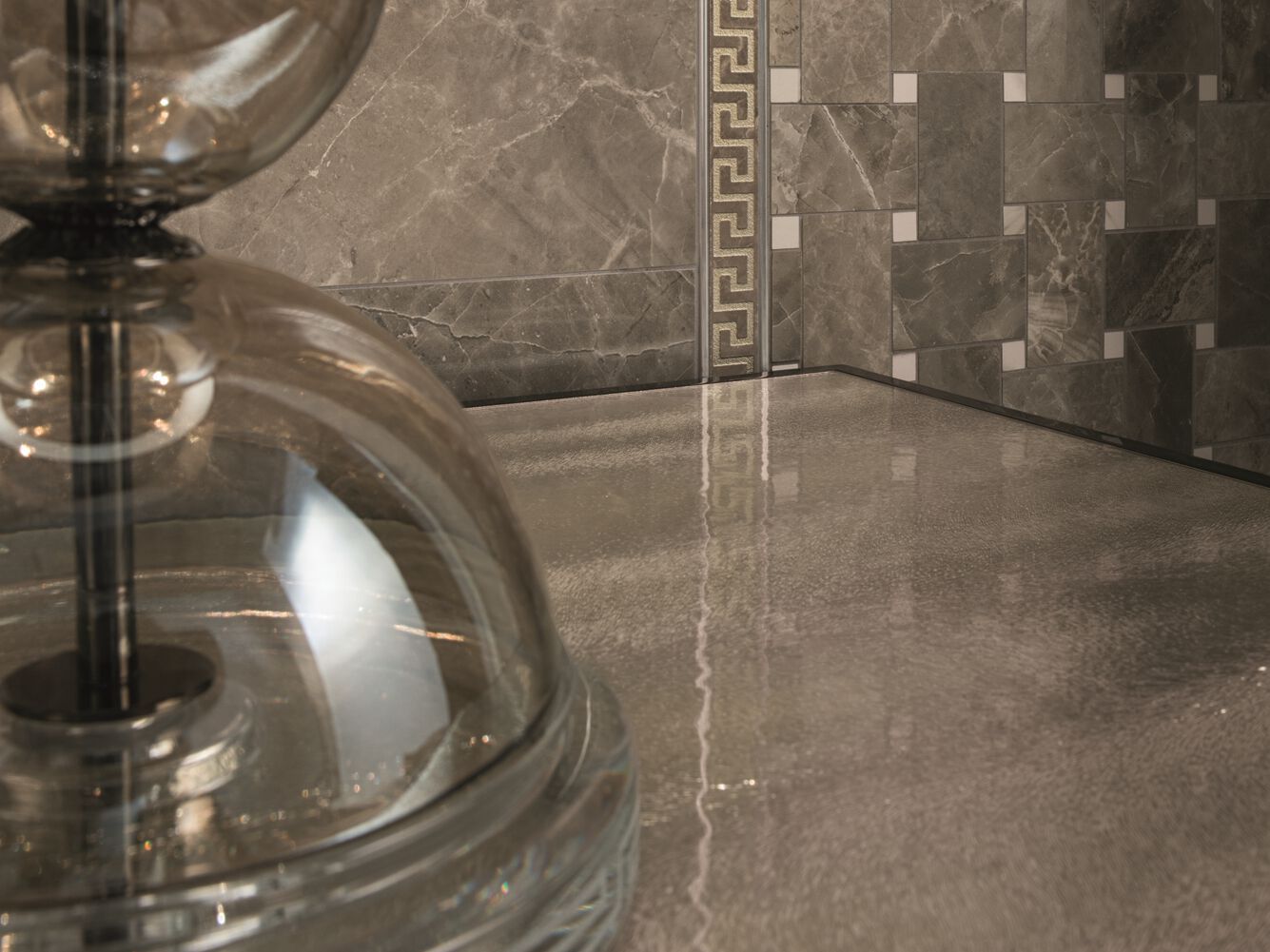 MARBLE GRIGIO Flooring By Versace Ceramics