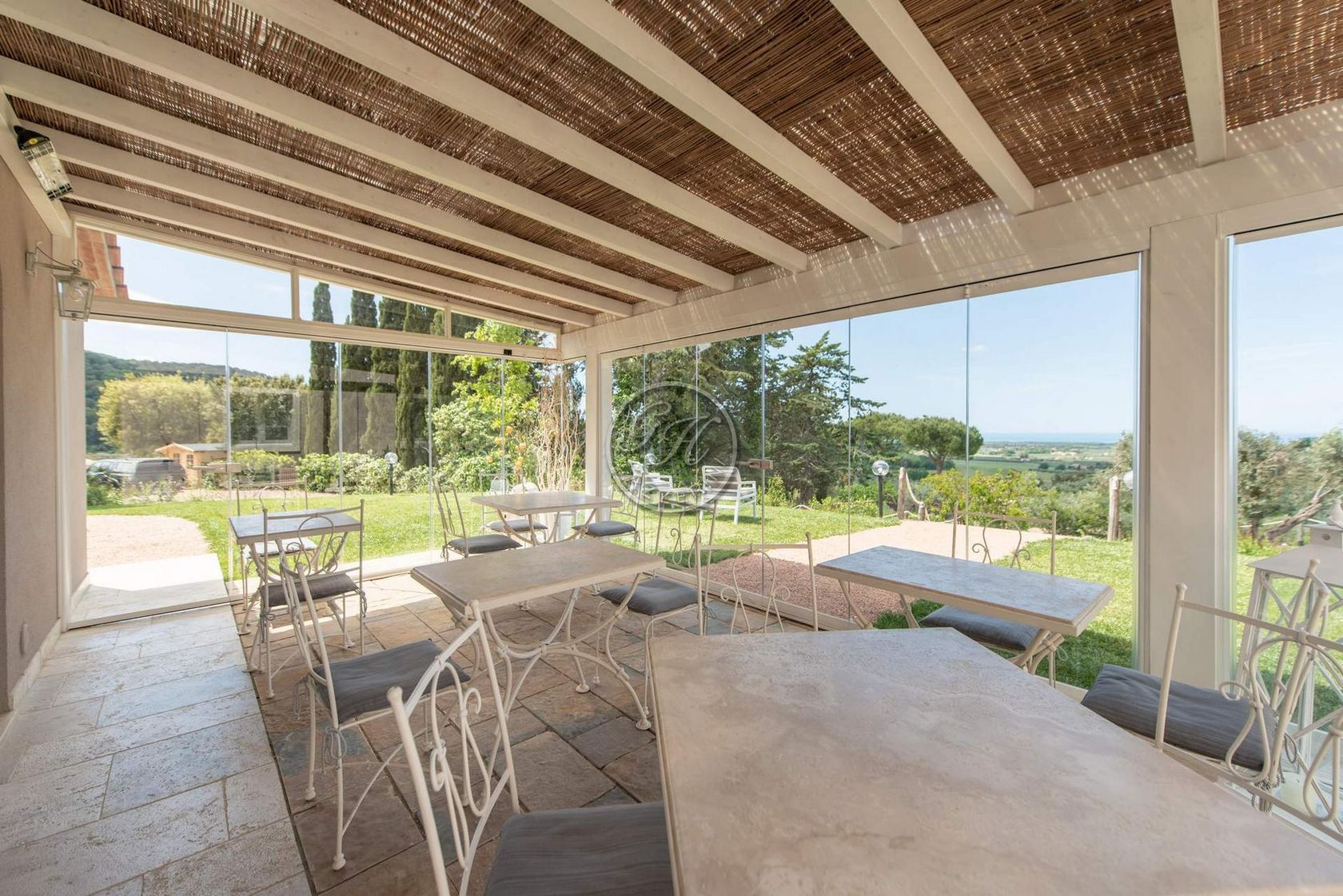 Folding glass glass facade Porch windows 2 By GH LAZZERINI