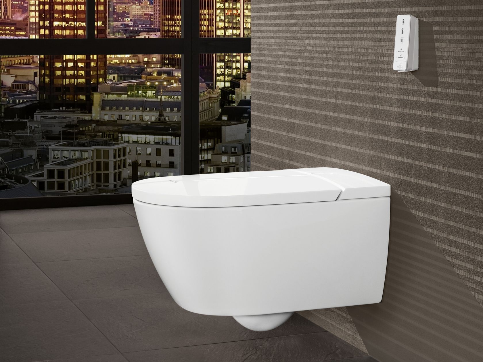 Toilet with bidet VICLEAN-I 100 By Villeroy & Boch