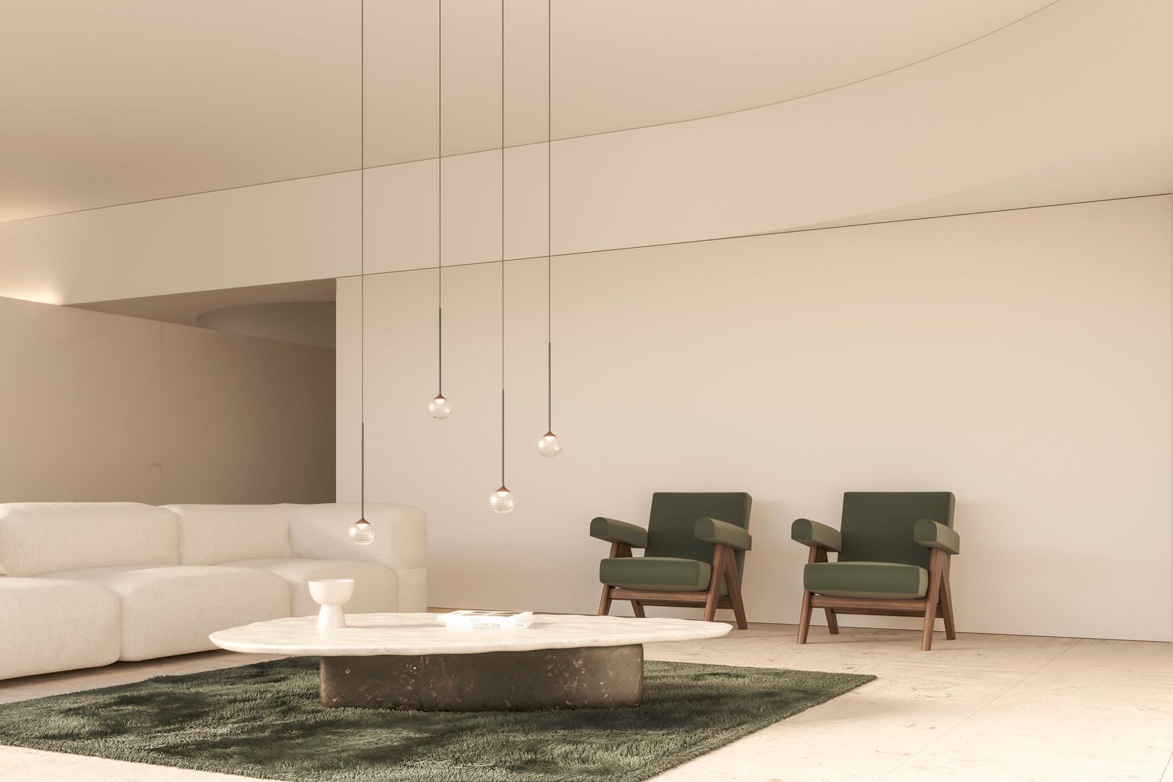 ALGORITHM Blown glass pendant lamp By Vibia | design Toan Nguyen